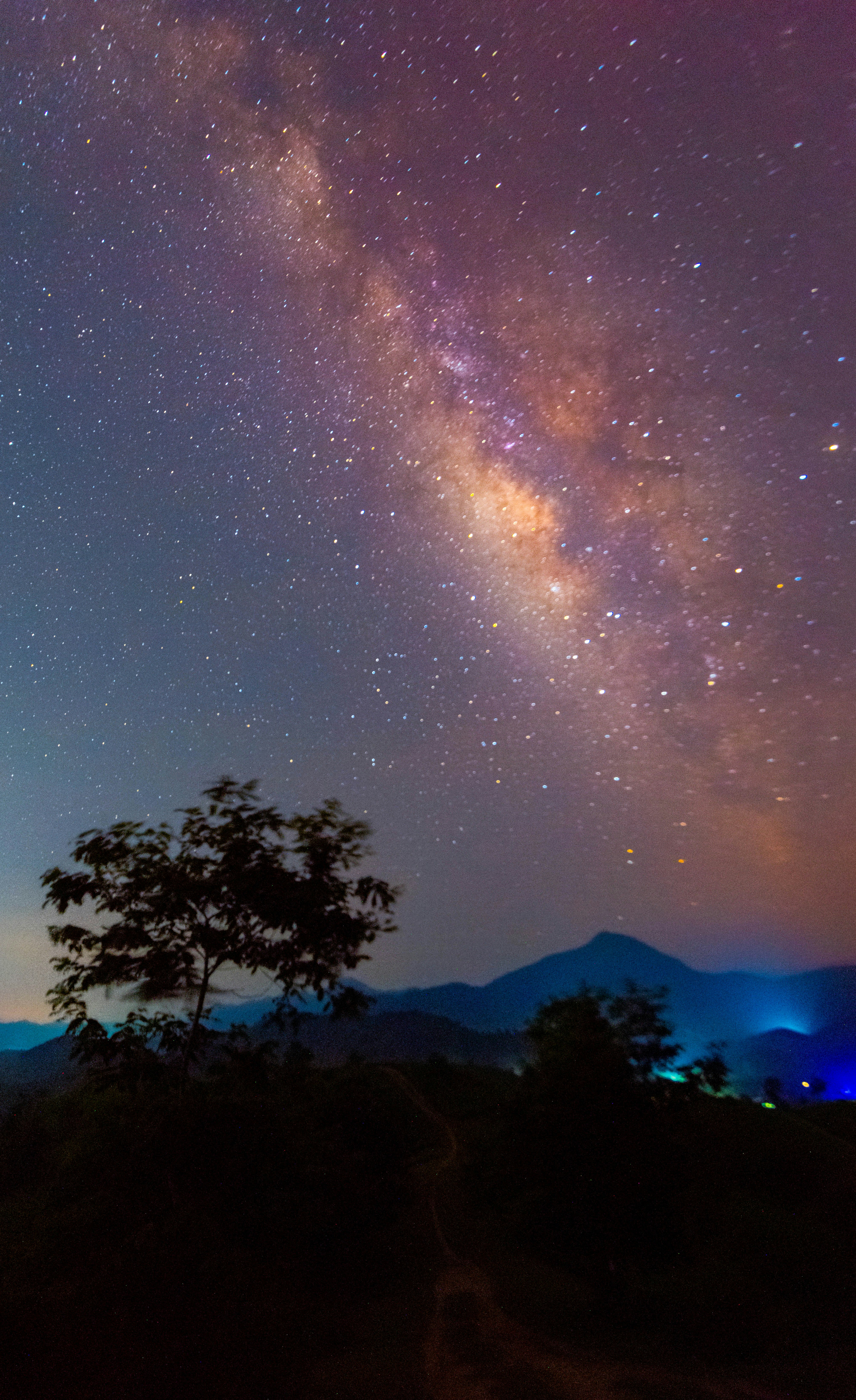 Milky Way Over Silent Ridge
