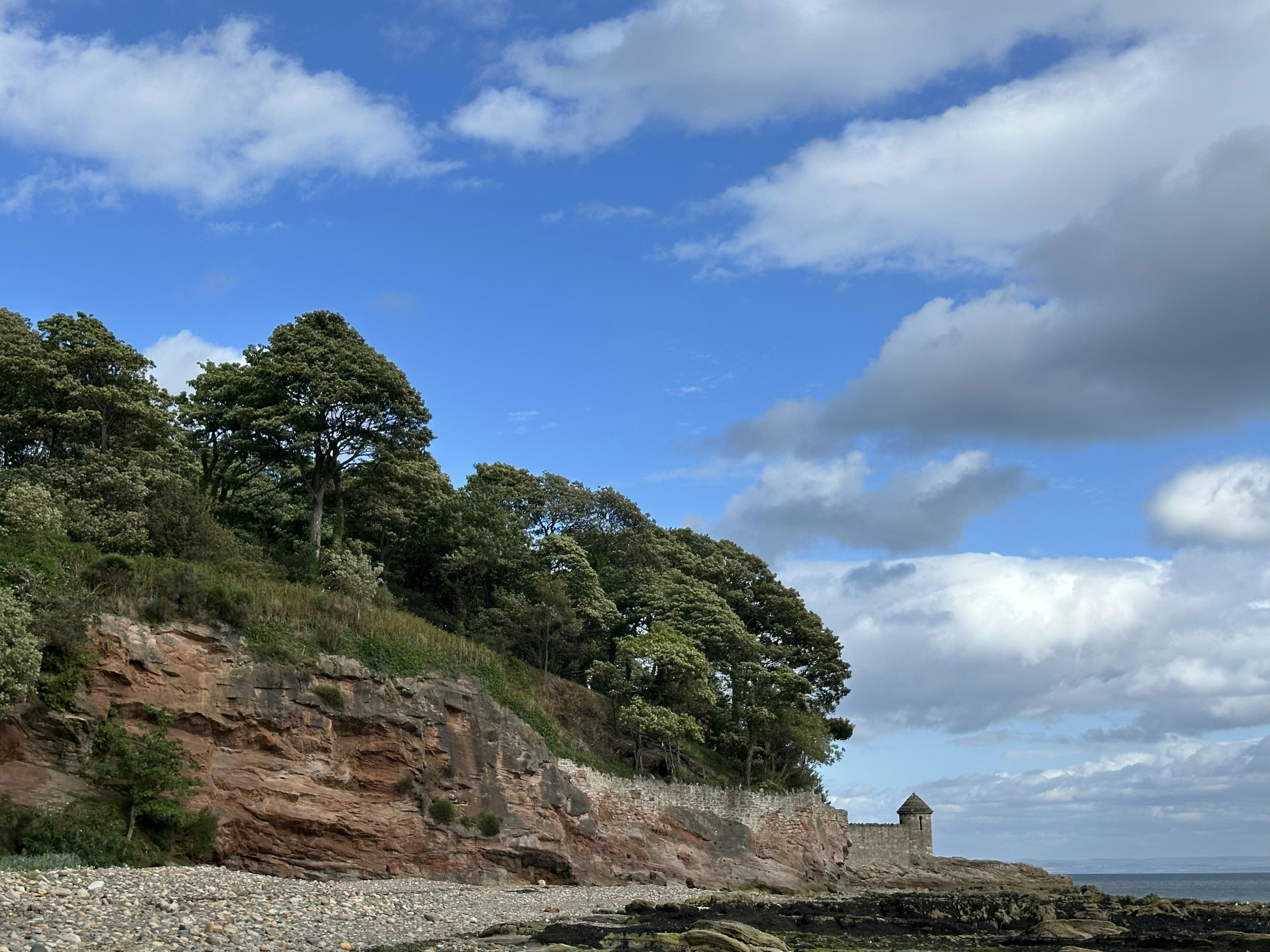 Cliffside Temple Overlooking the Sea