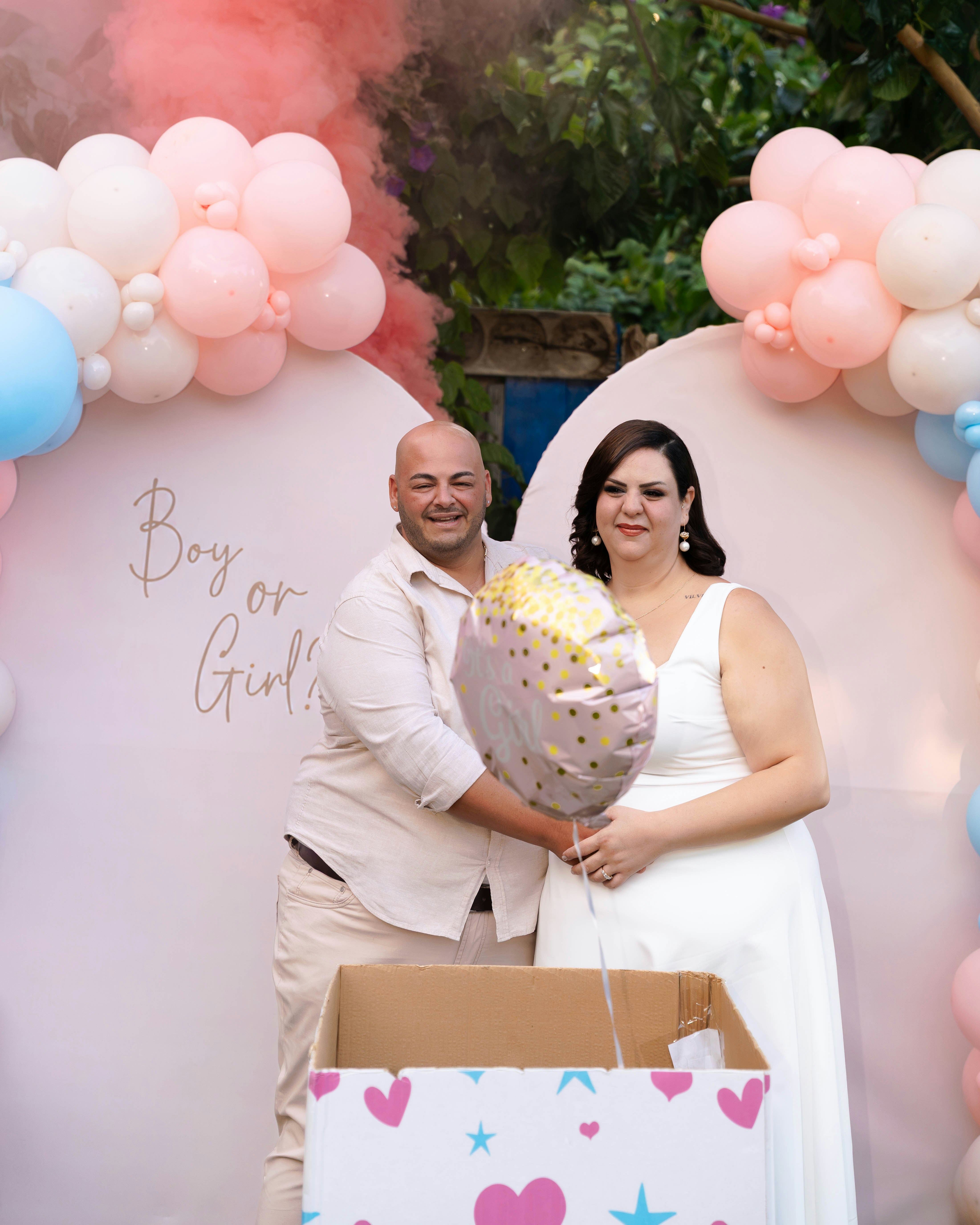 Boy or Girl? A Balloon‑Wrapped Moment at the Celebration