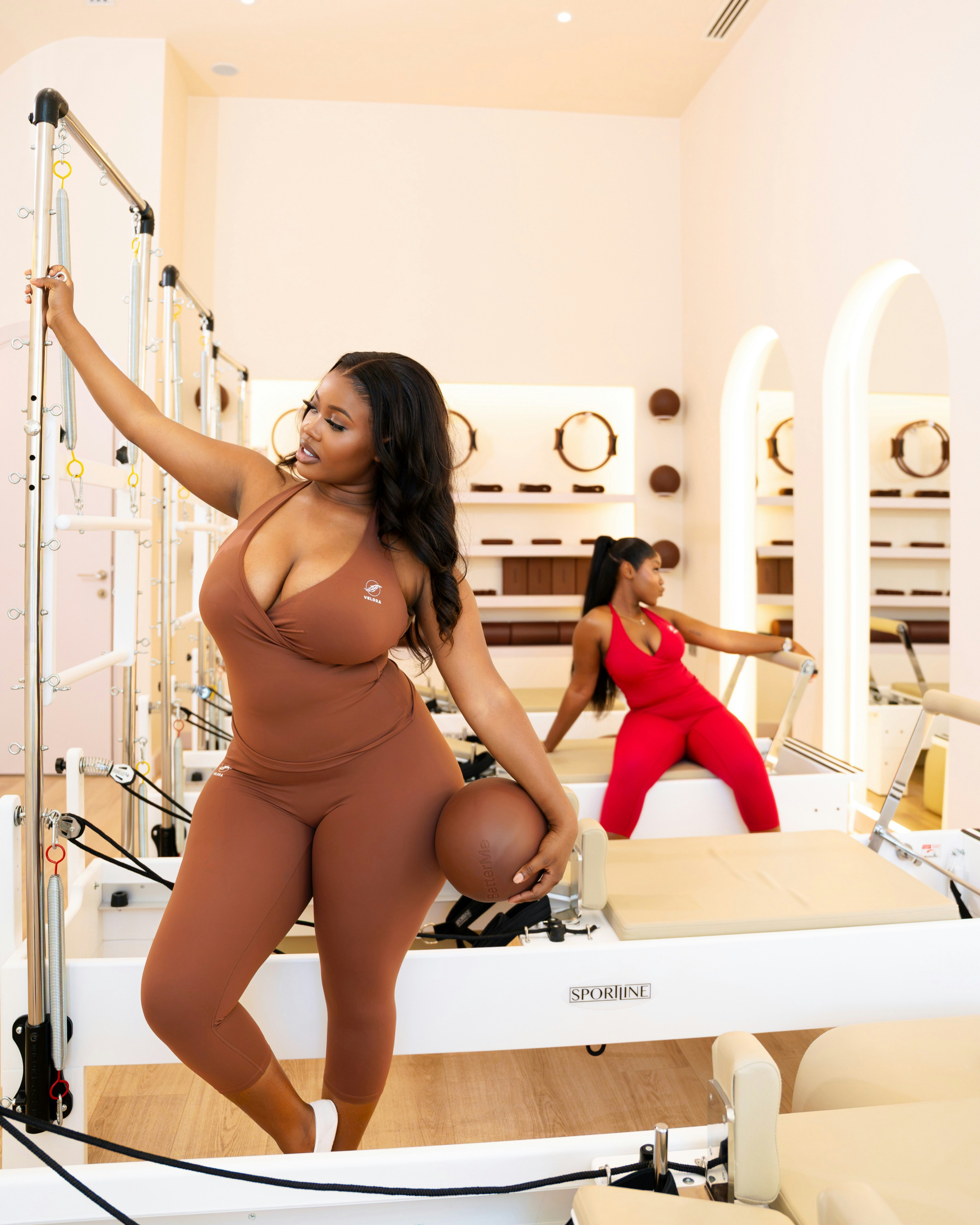 Workout Studio Portrait: Confidence in Motion