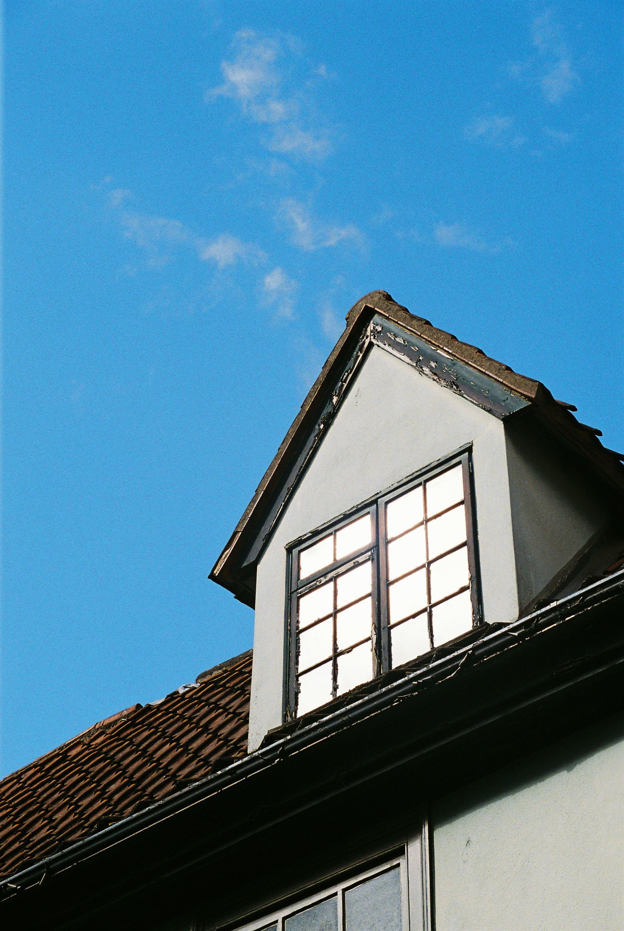 Dormer Window Against a Clear Sky