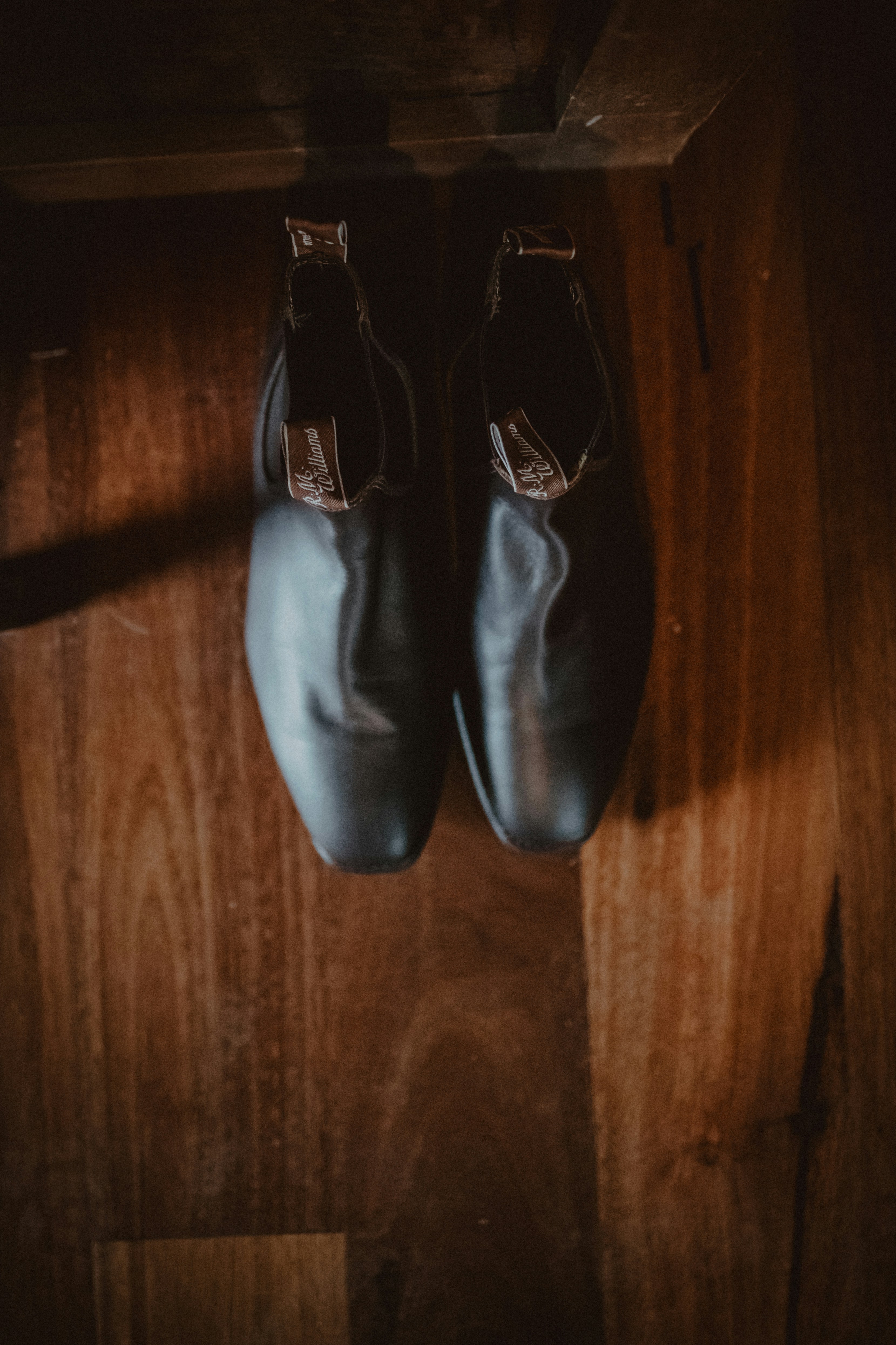 Polished Slippers on a Weathered Floor: Quiet Evening Footwear