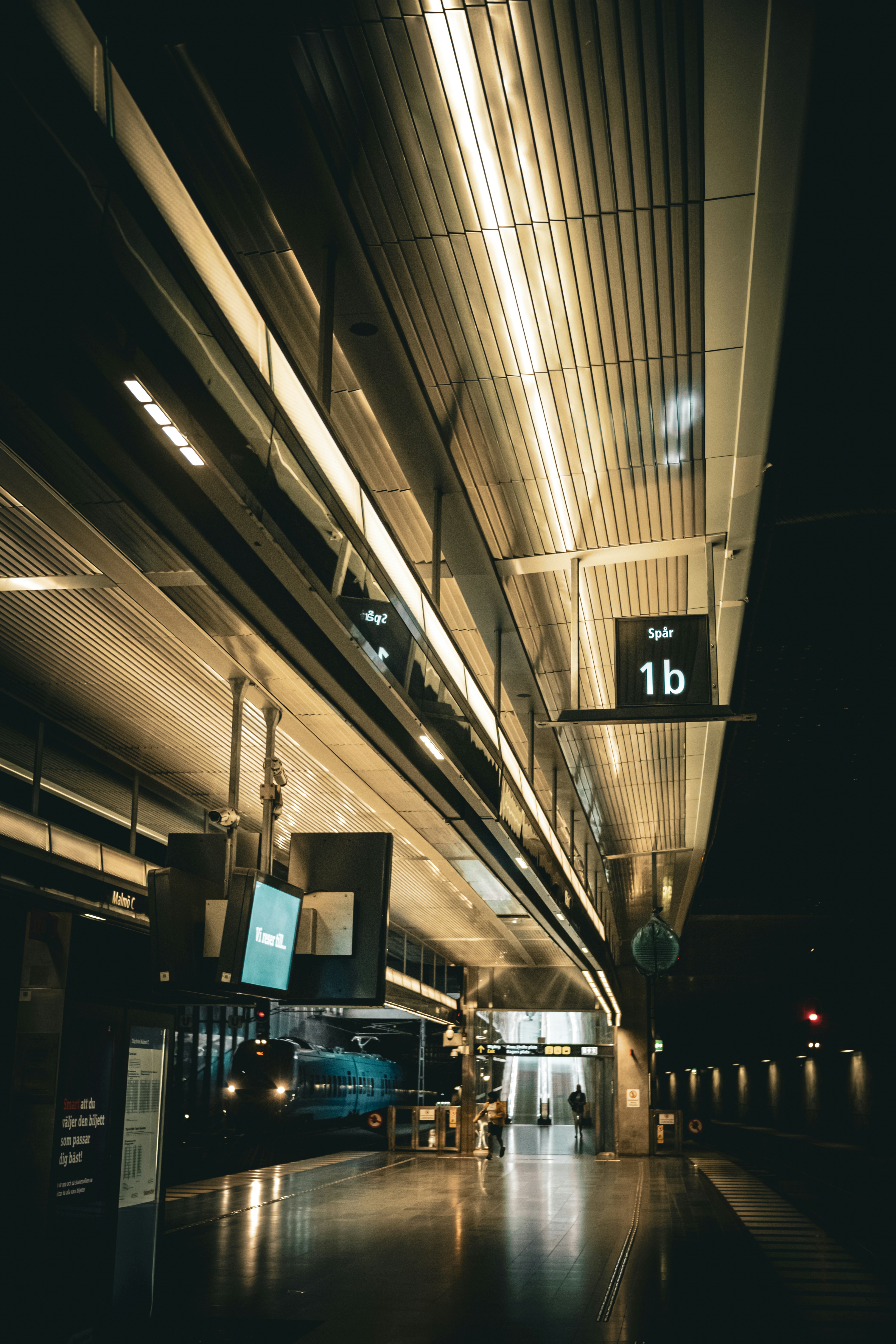 Platform 1b: Neon Lines and Silent Tracks
