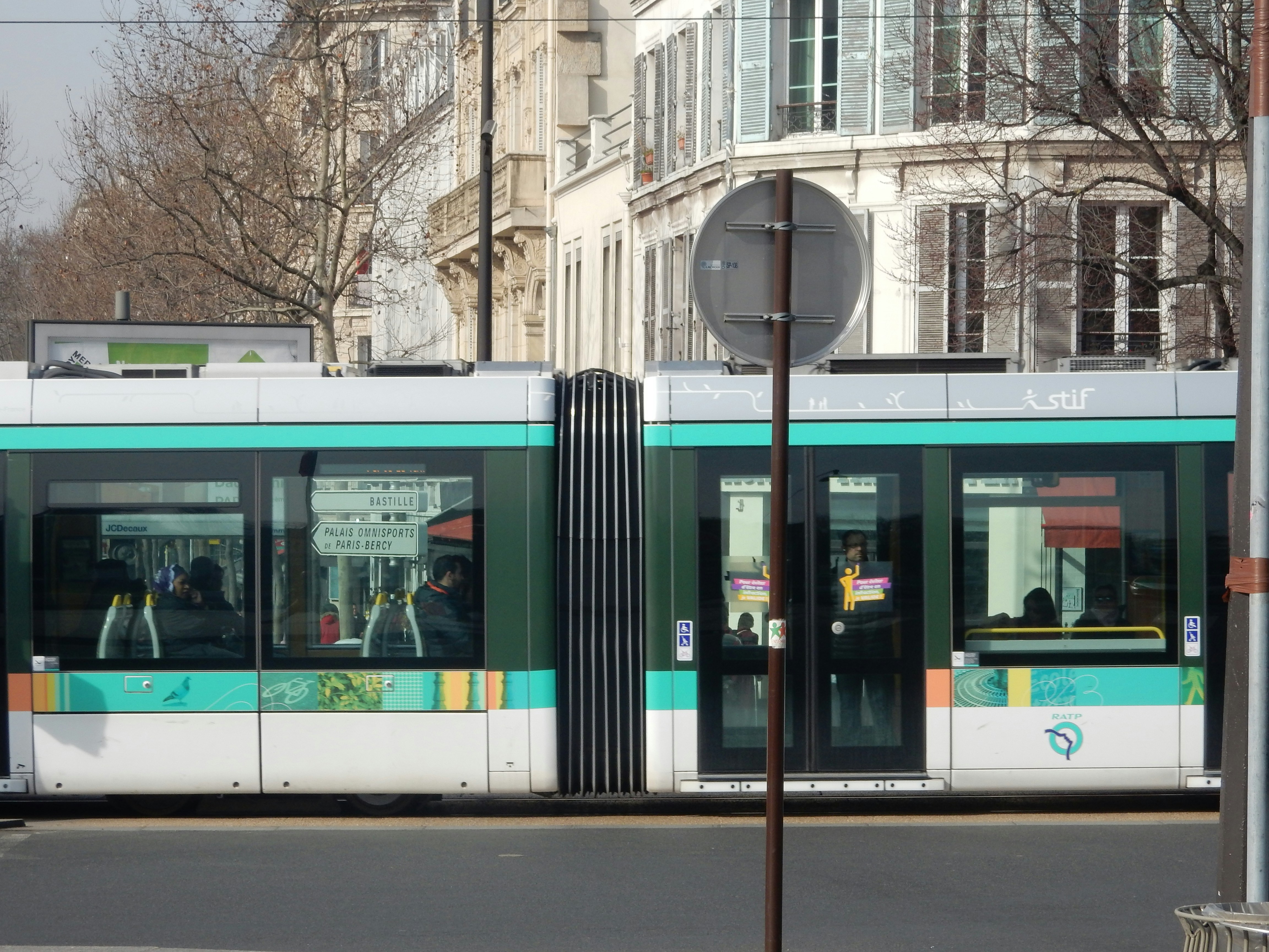 Tram Beams and Glass: A Morning in the City