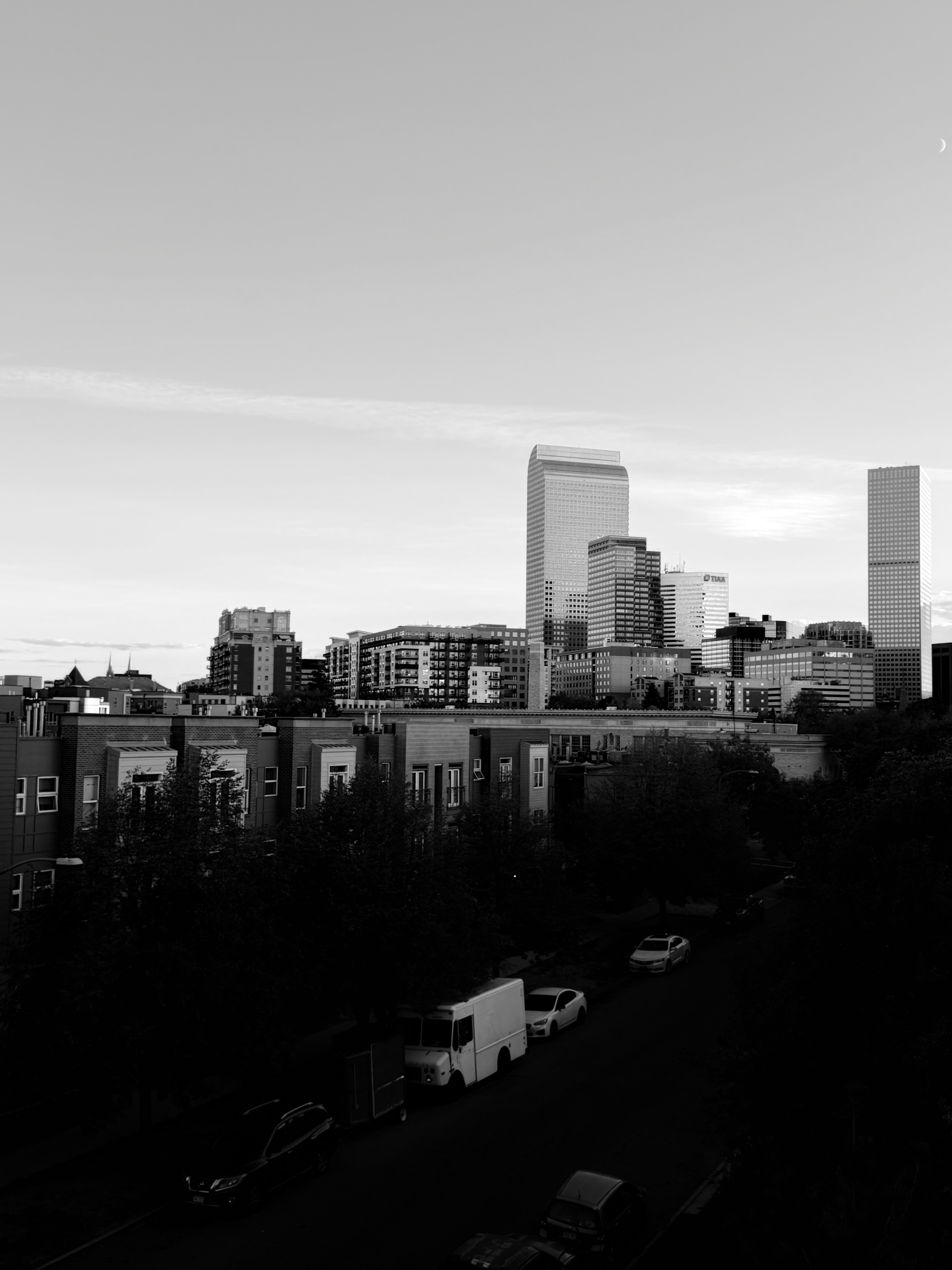 Skyline Silhouette at Dusk: A Quiet Cityrise