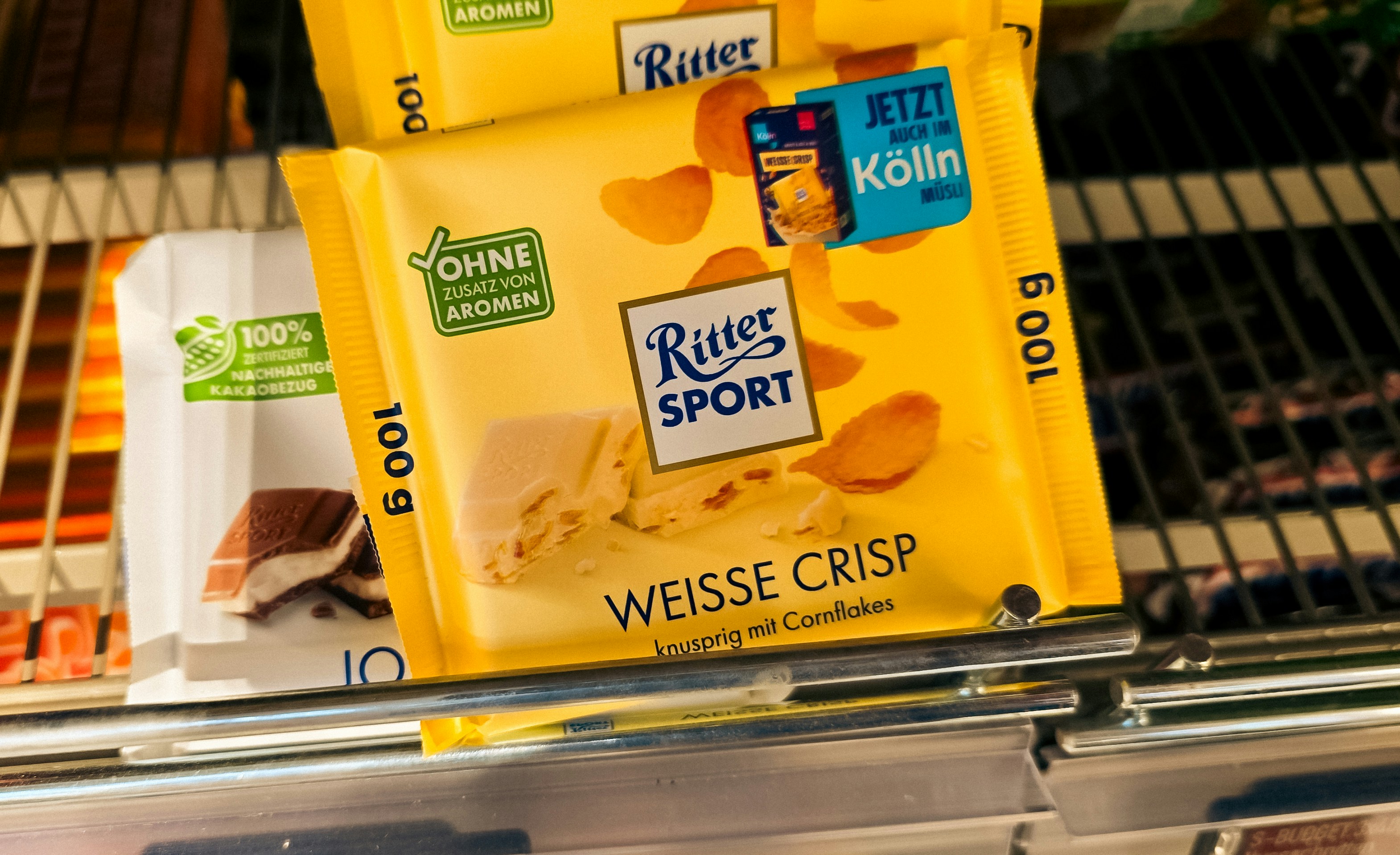 Golden Crisp: Ritter Sport in a Shopping Cart Moment