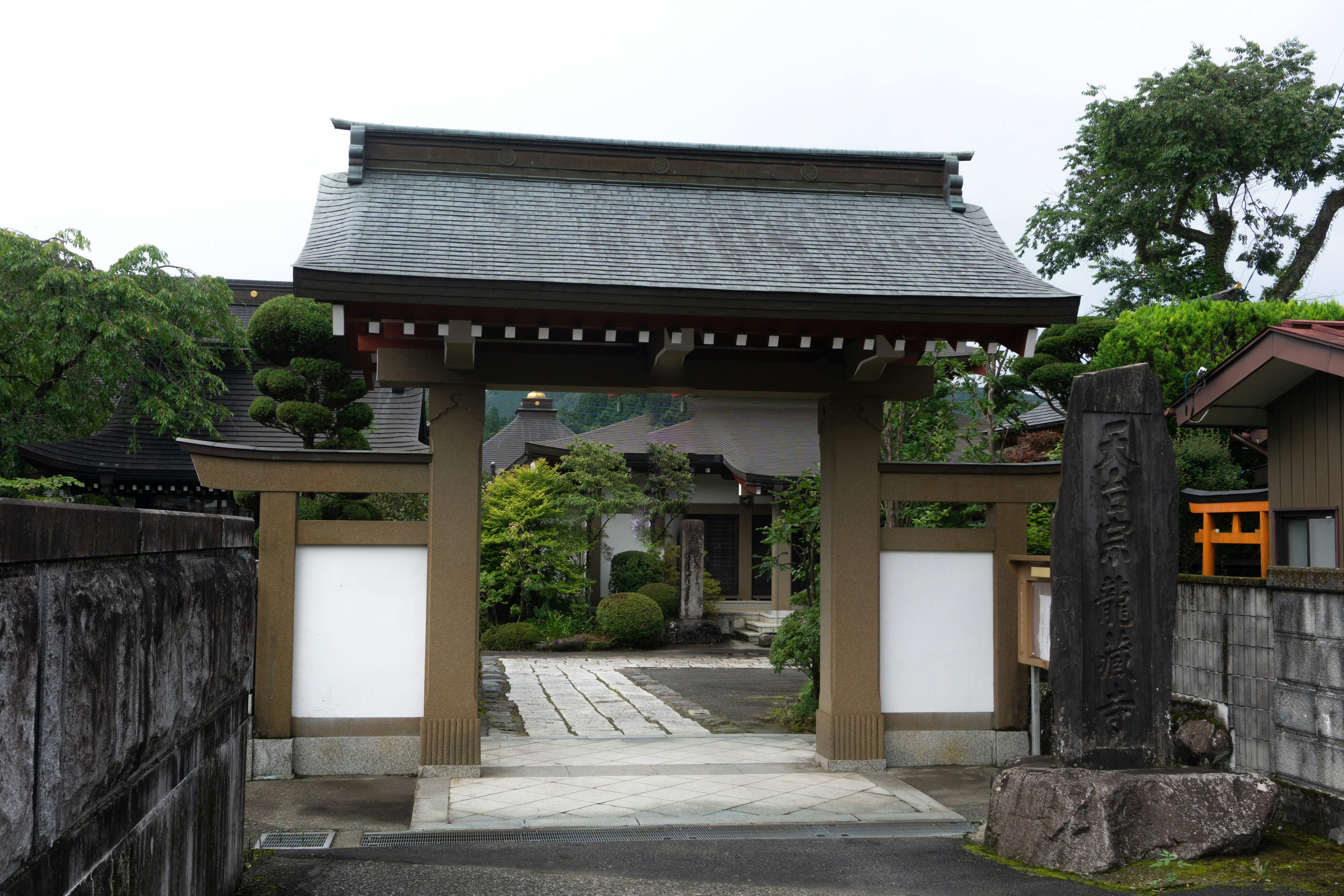 Gateway to Serenity: A Tranquil Japanese Temple Entrance