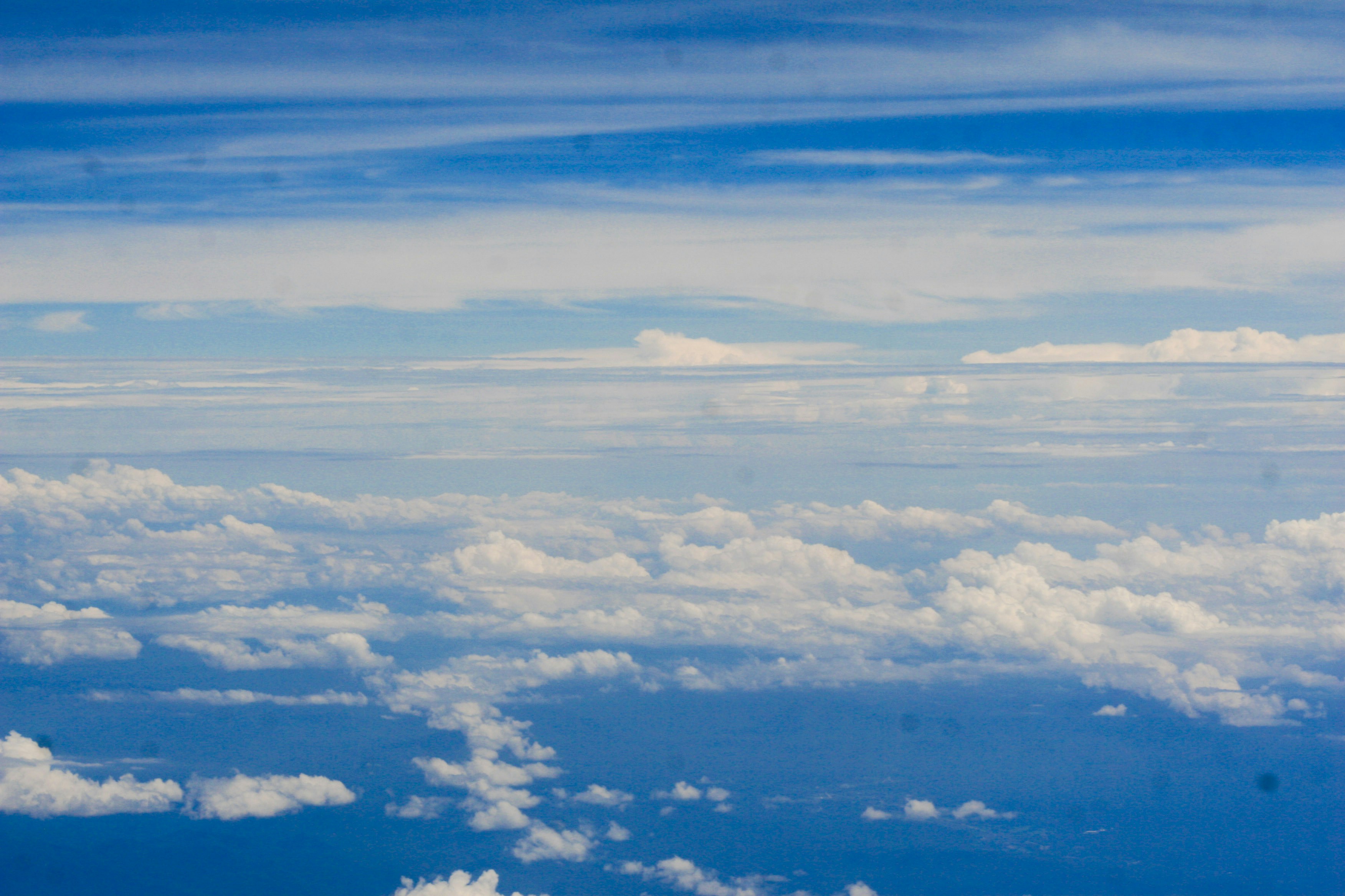 Above the Ocean of Clouds: A Quiet Sky Scene