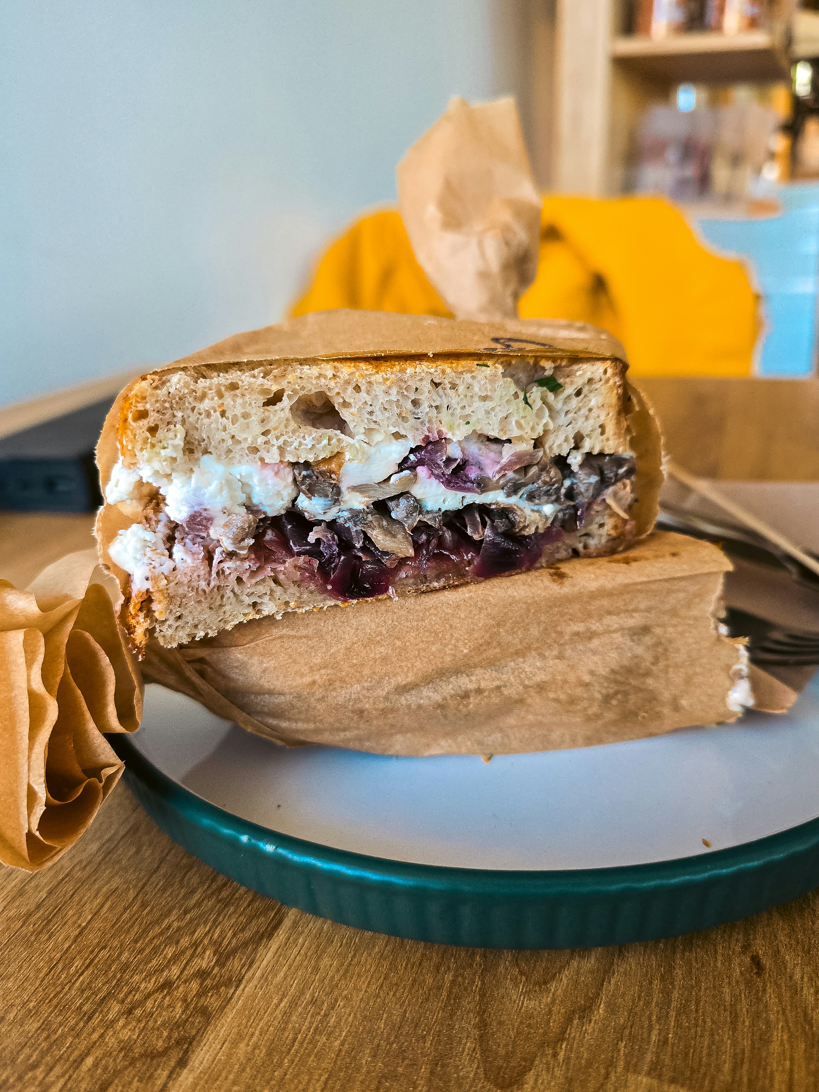 Midday Bite: A Cross-Section of Savory Layers