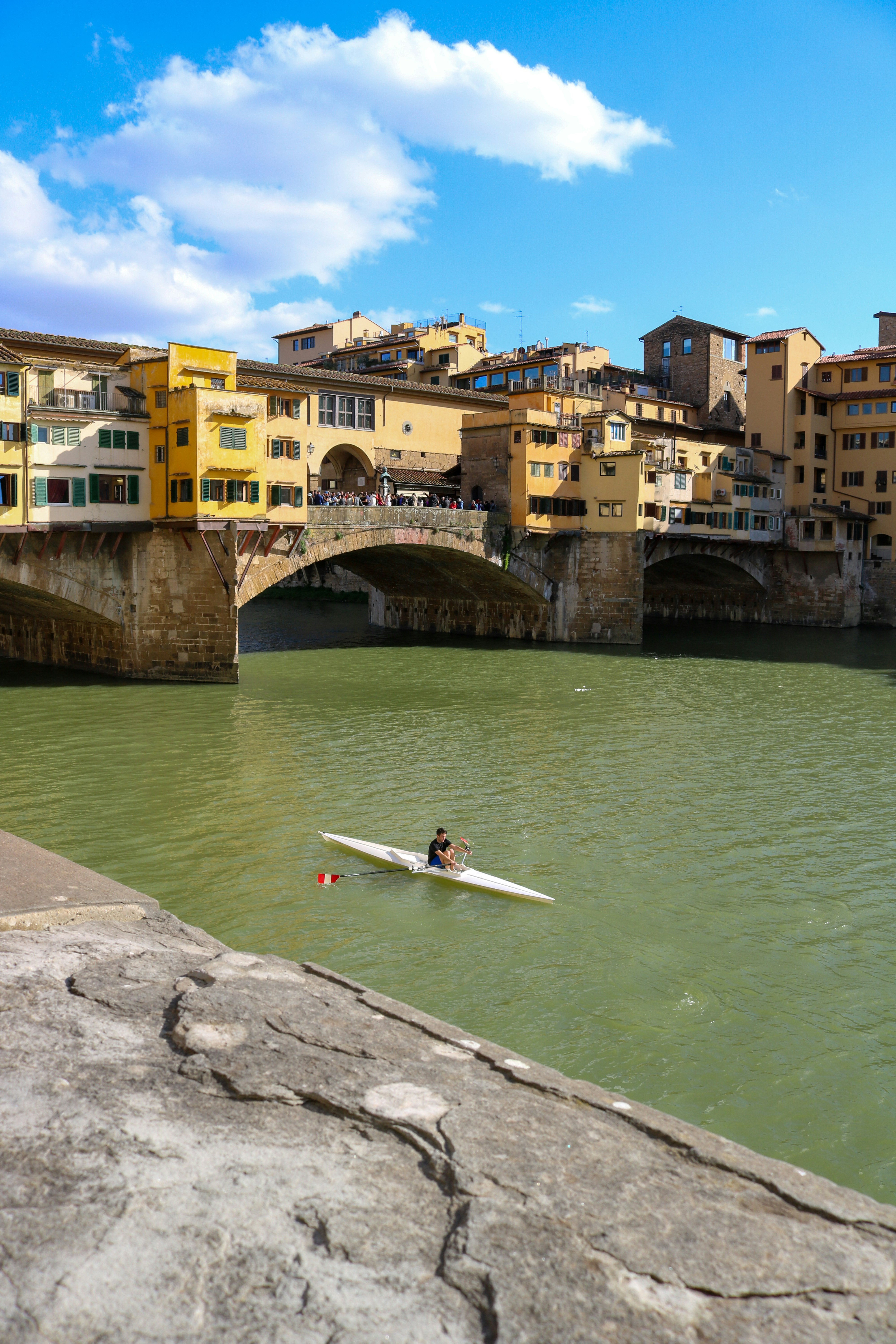 Rowing Delights Beneath a Florentine Sky