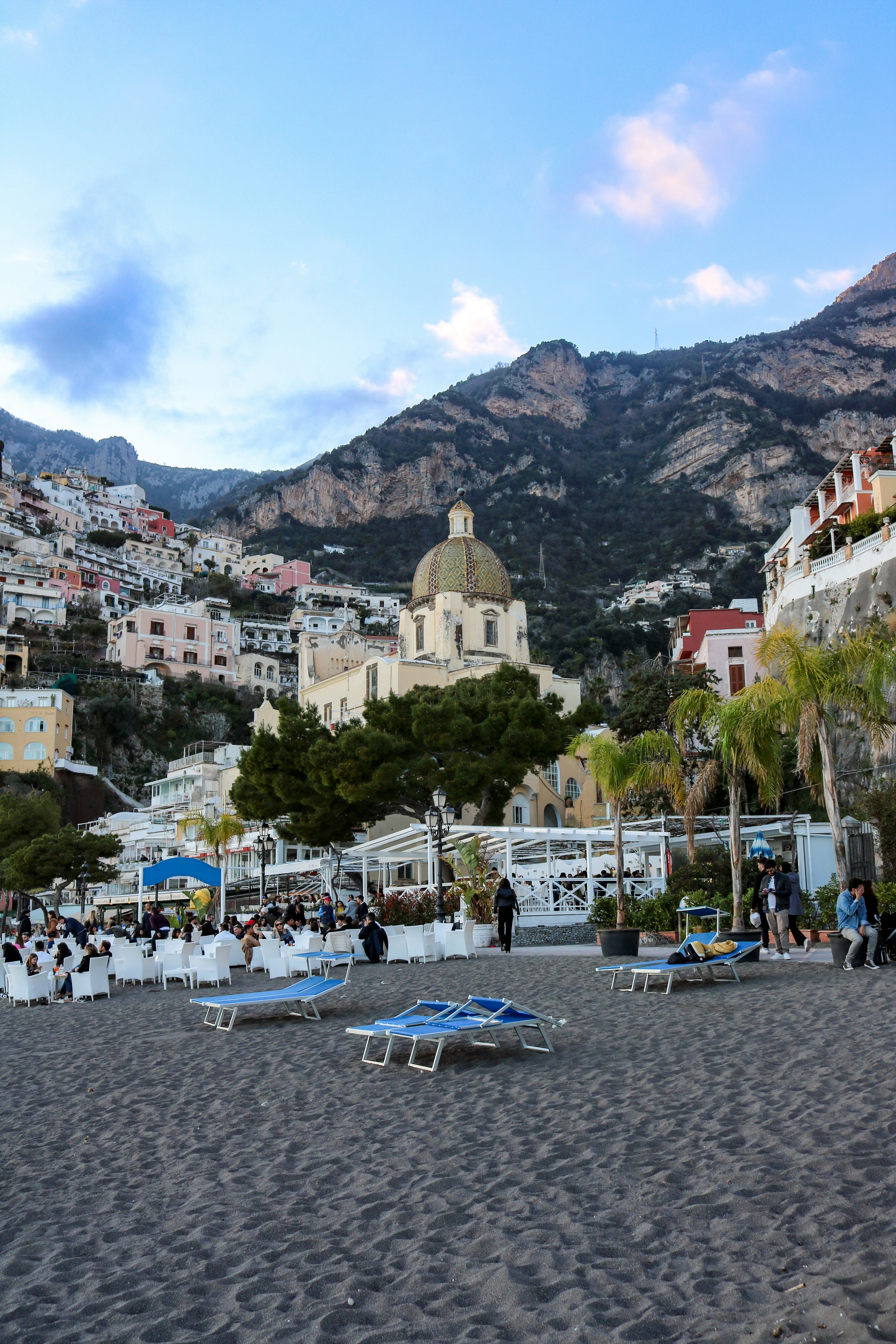 Coastal Town Piazza: A Dome, Diego and Dune of Rooftops