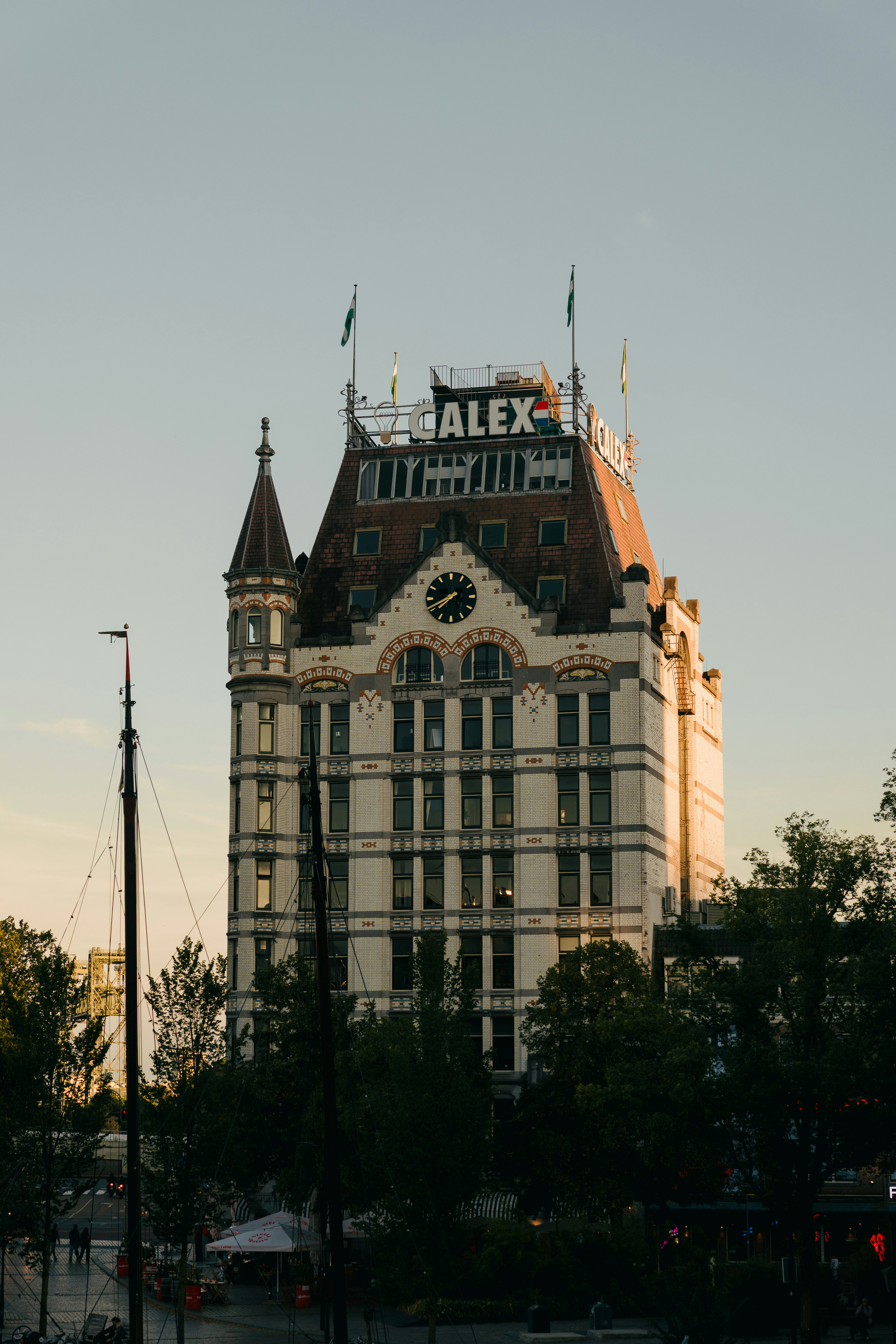 A Historic Clock-Tower Riveting Above a Quiet Park