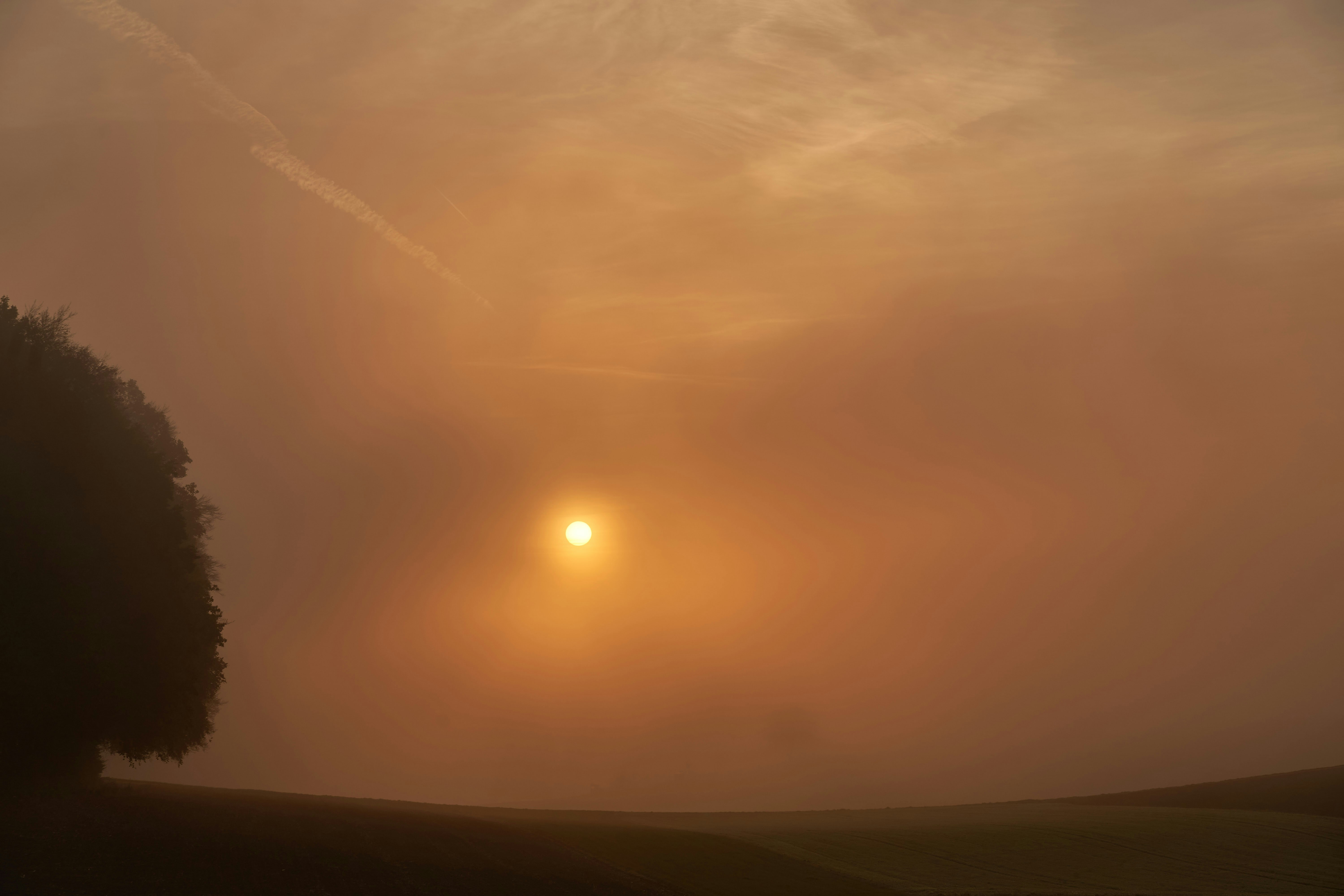 Hazy Dawn Over a Quiet Horizon