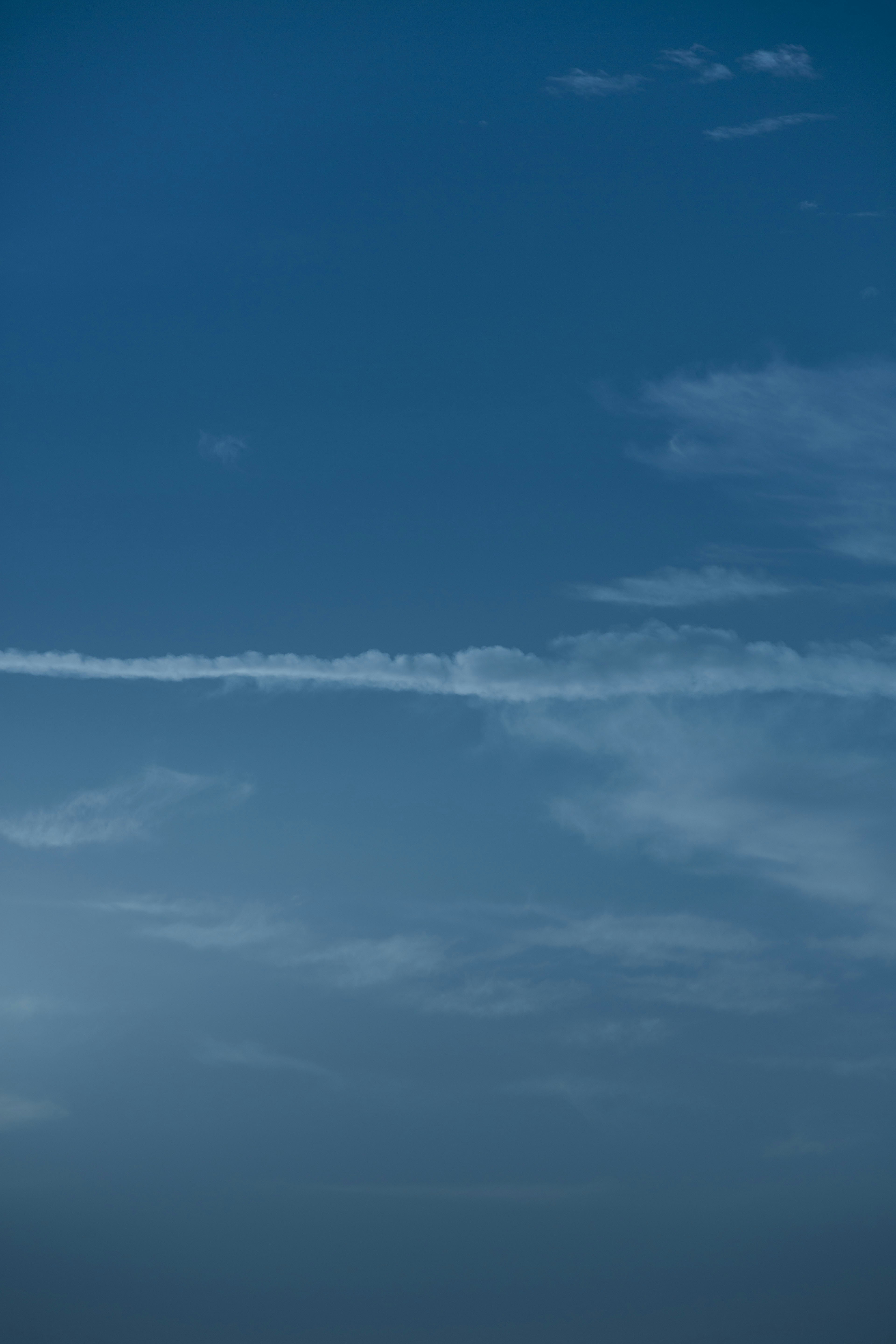 Vast Skyline Whisper: A Clear Blue Sea of Air