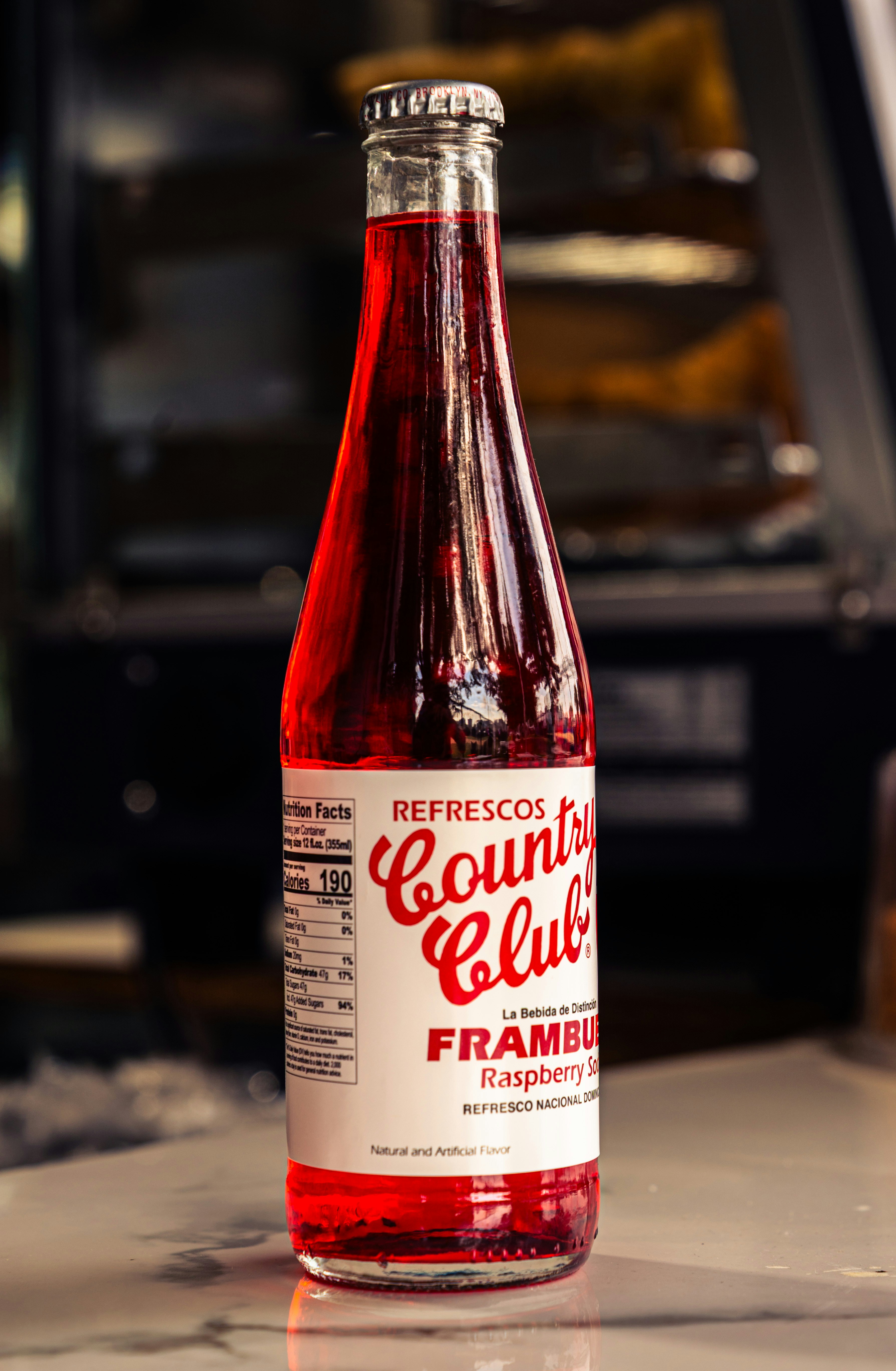 Cranberry Red: A Classic Raspberry Club Soda in Focus