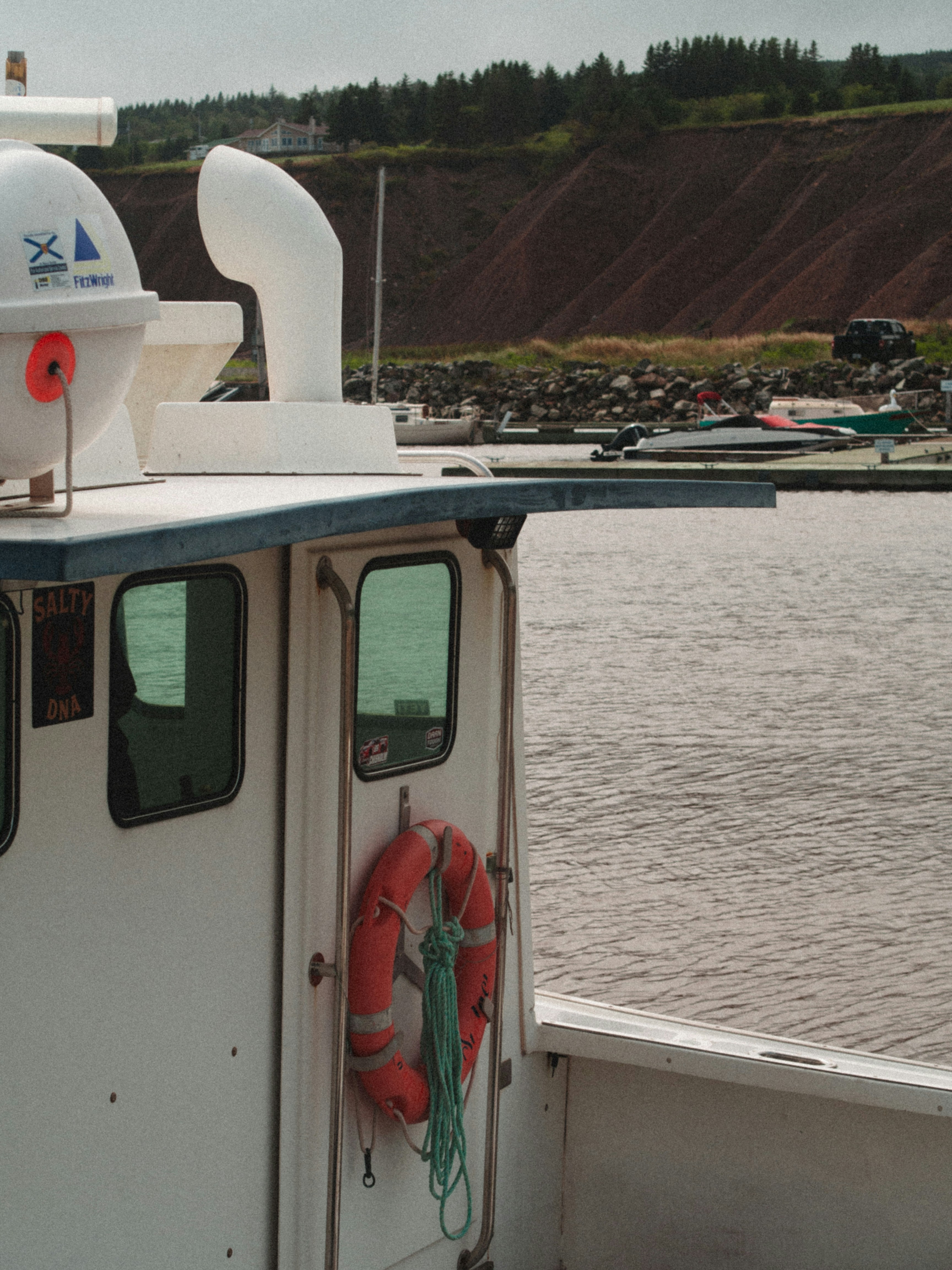 Lifebuoy Onboard: A Quiet Dockside Moment