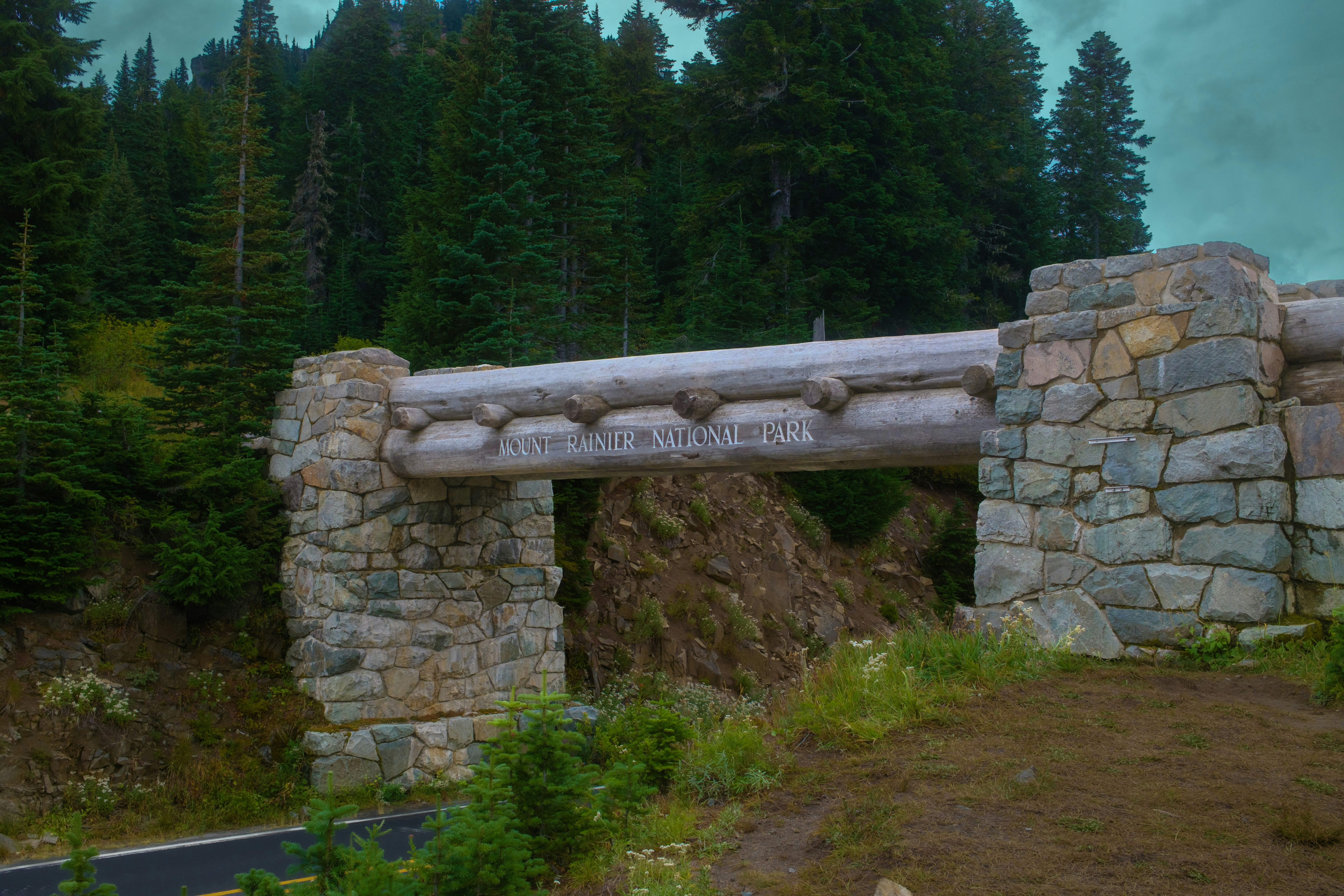 Stone Gate to the Evergreen Vault