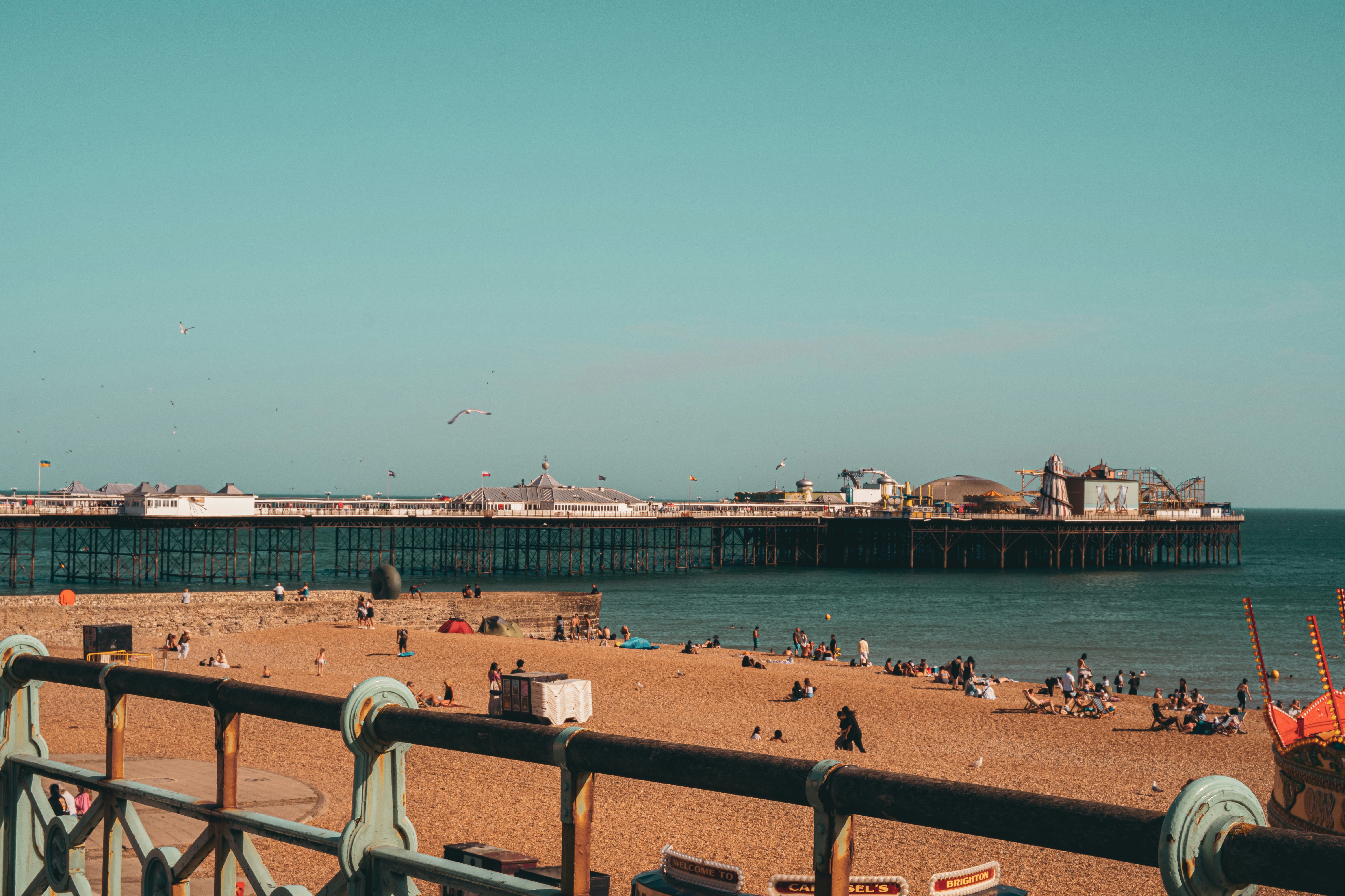 Sea Front Promenade: A Quiet Moment by the Pier