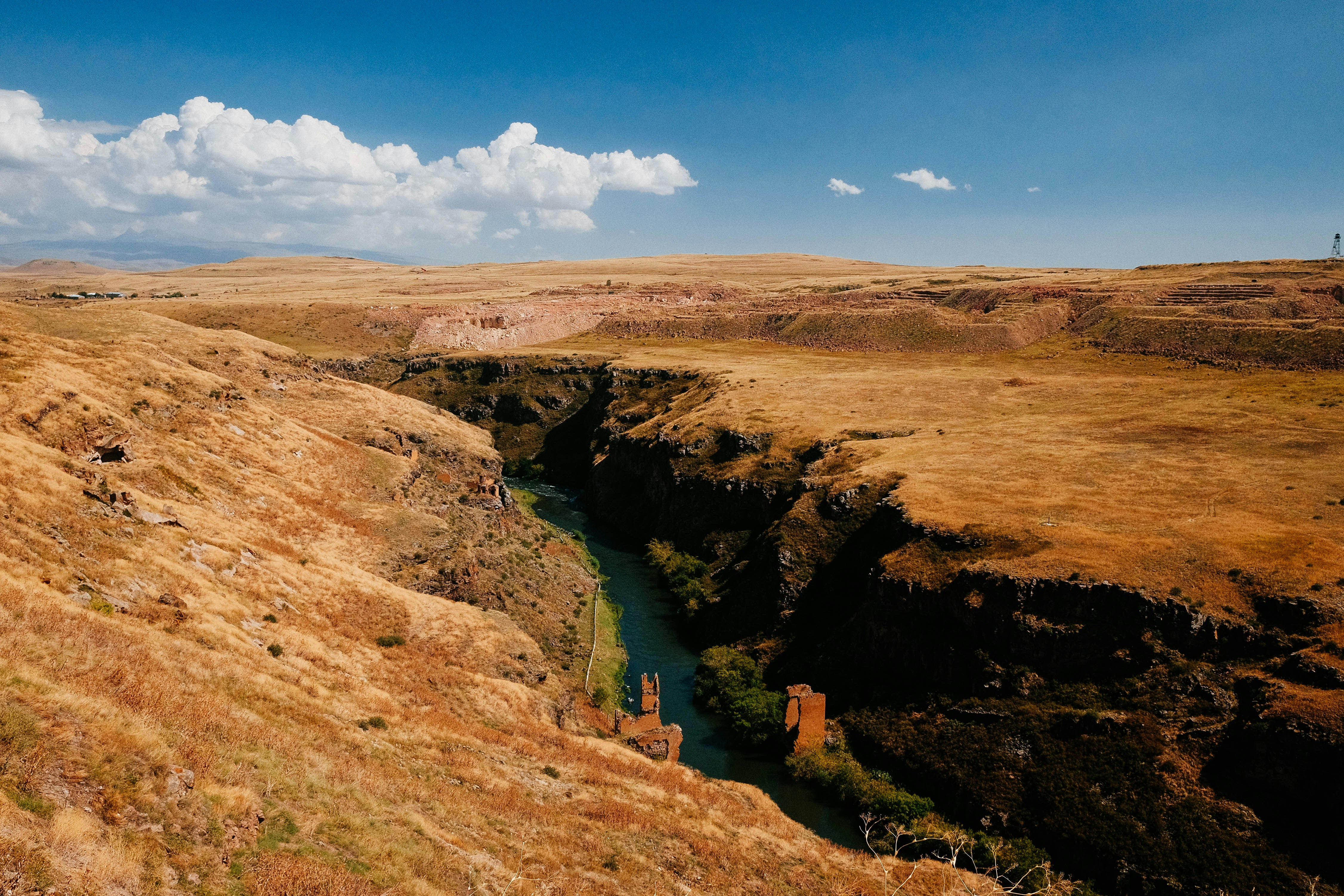 Nebraska Canyon: A Golden Drape Over Time