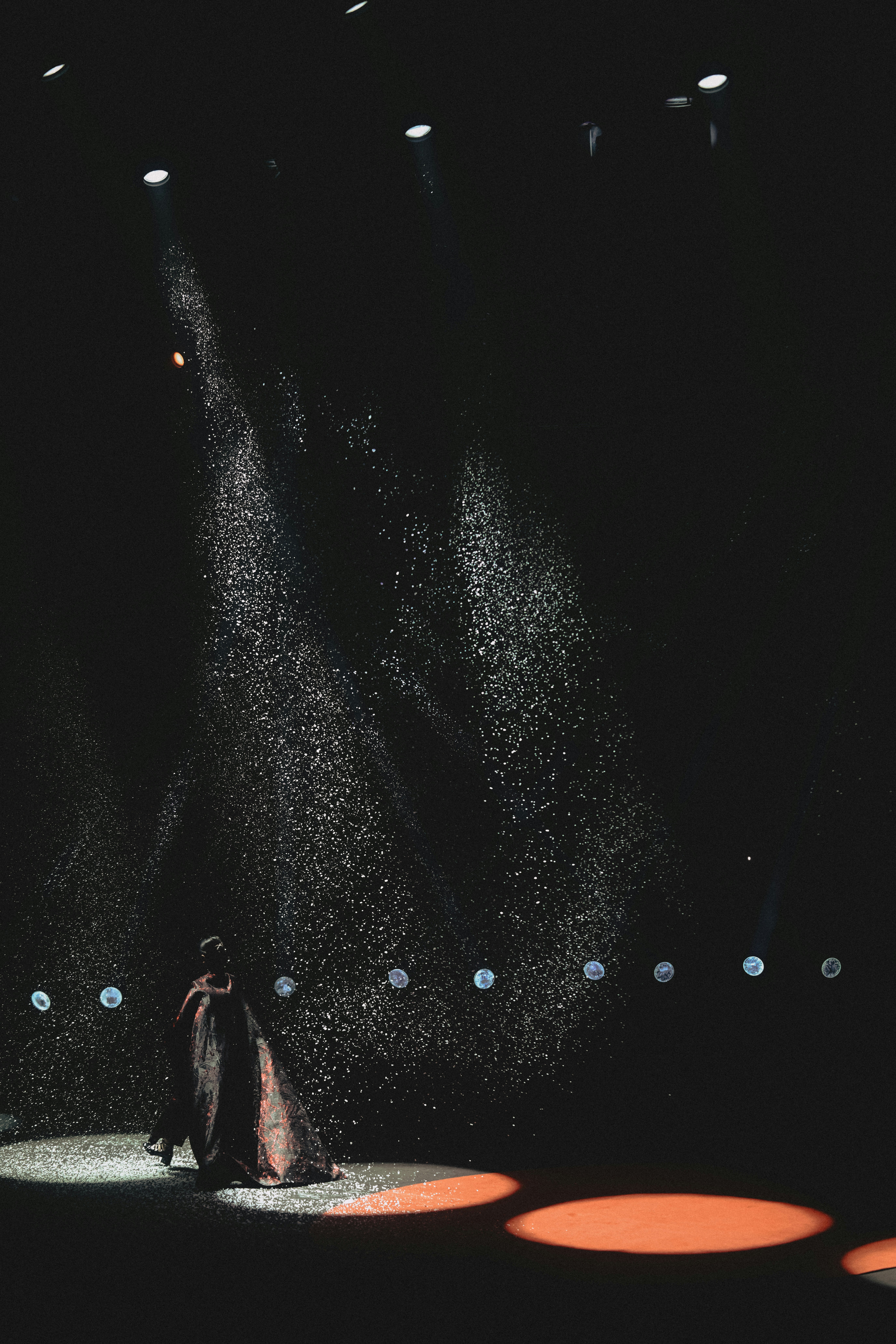 Whispers of Confetti: A Dancer in Light