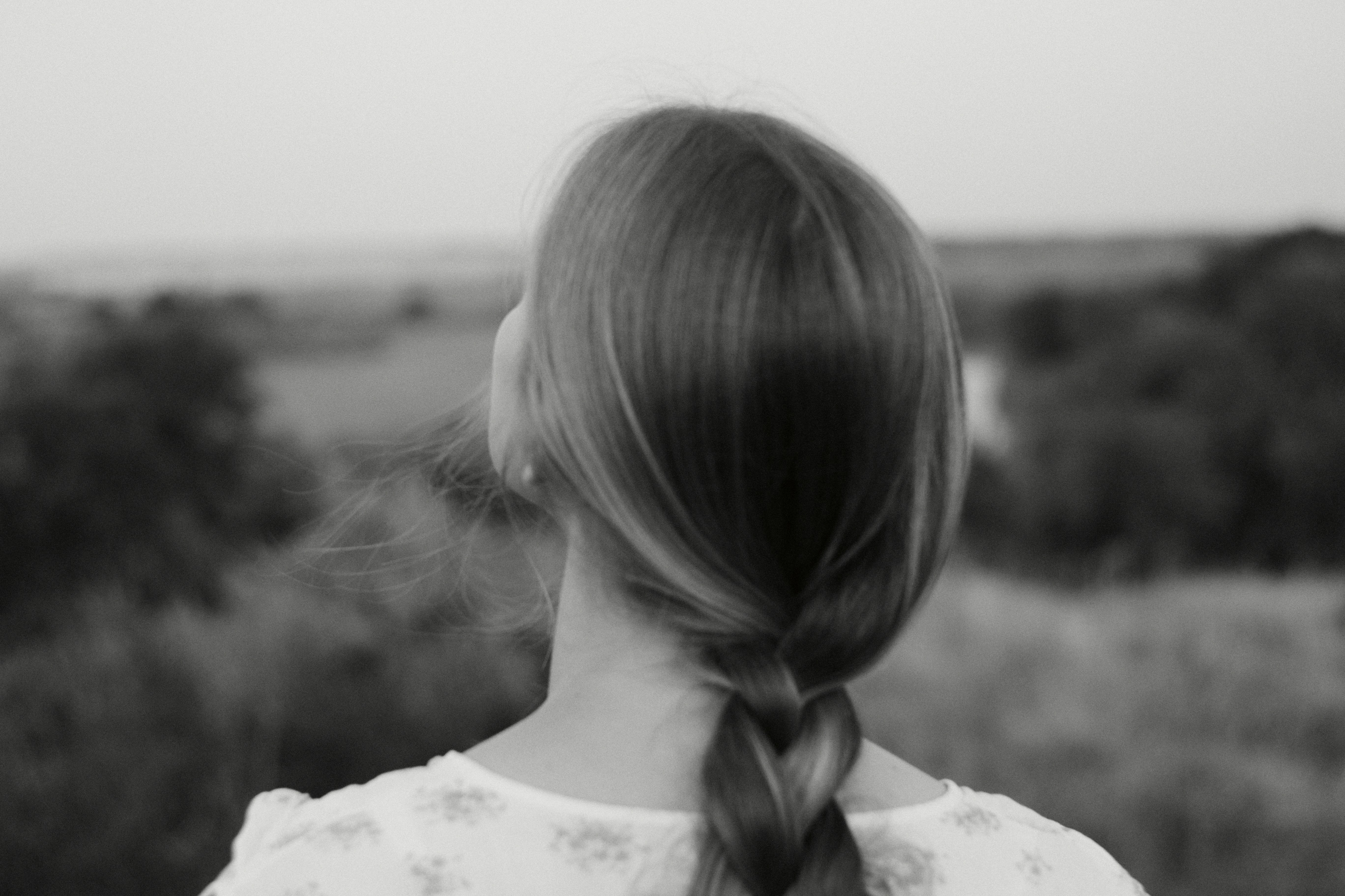 Back-View Portrait in Soft Focus