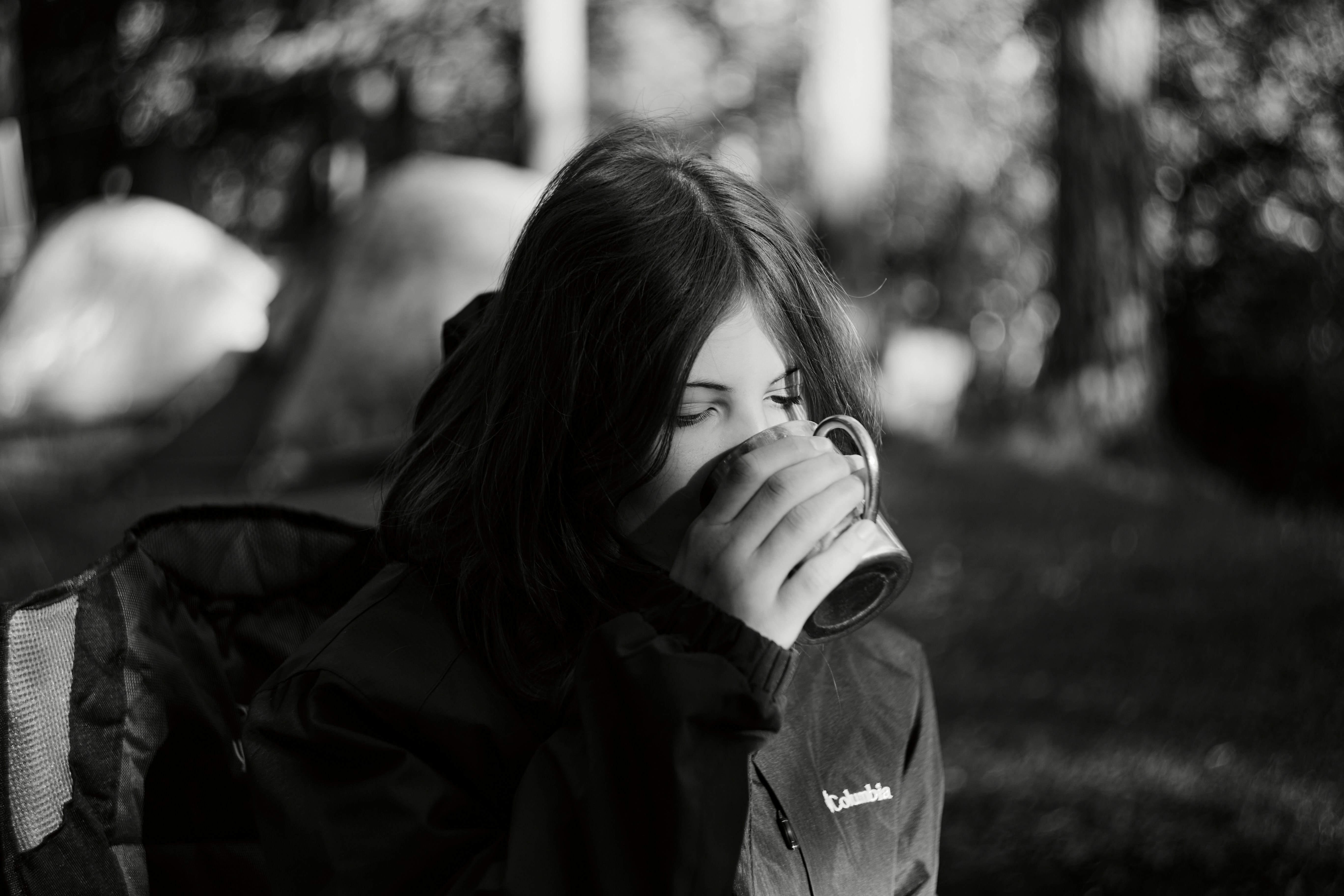 Quiet Brew: A Moment of Focus in Grey Light