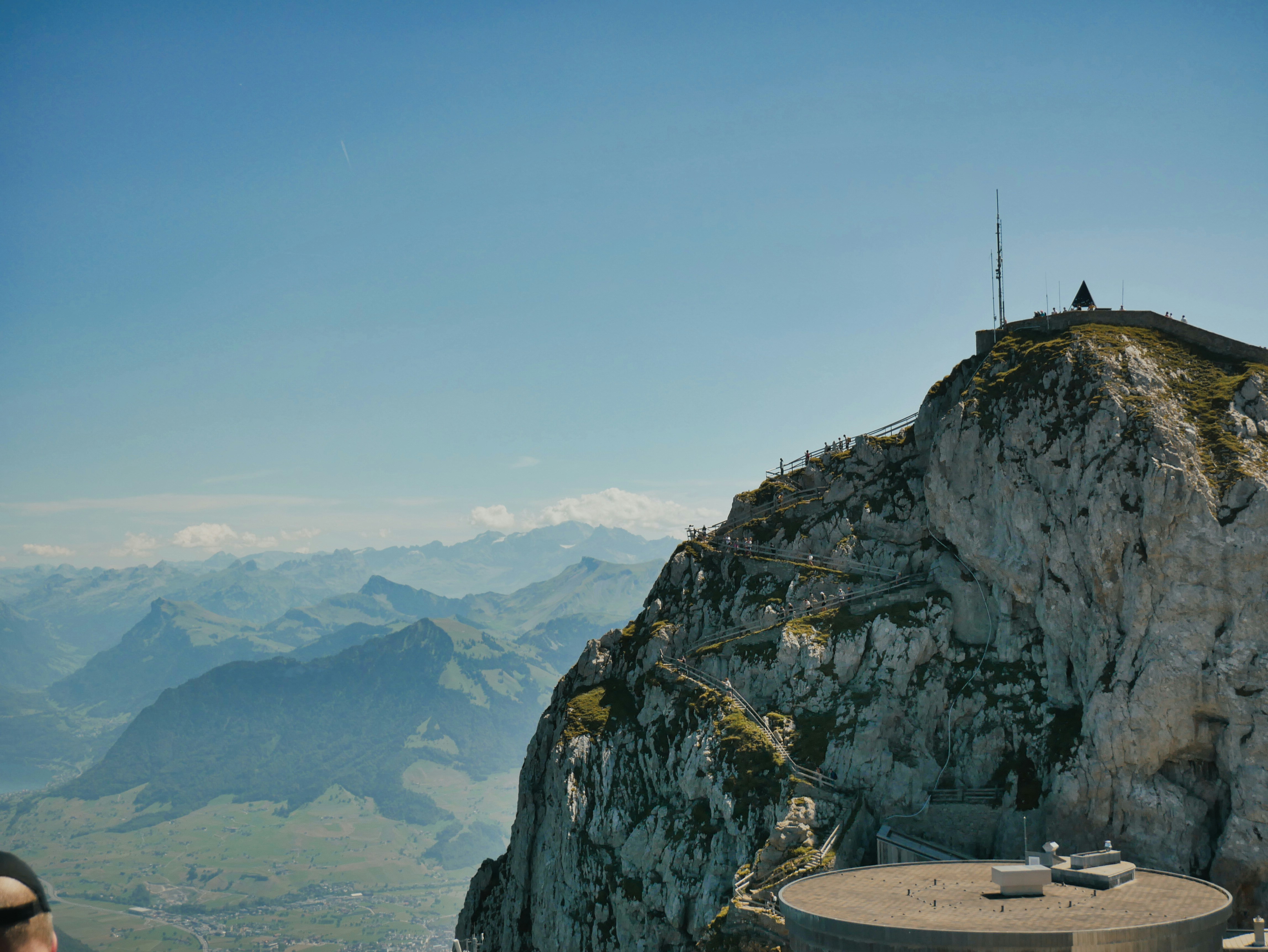 Cliffside Watchtower: A Summit Under a Wide Sky