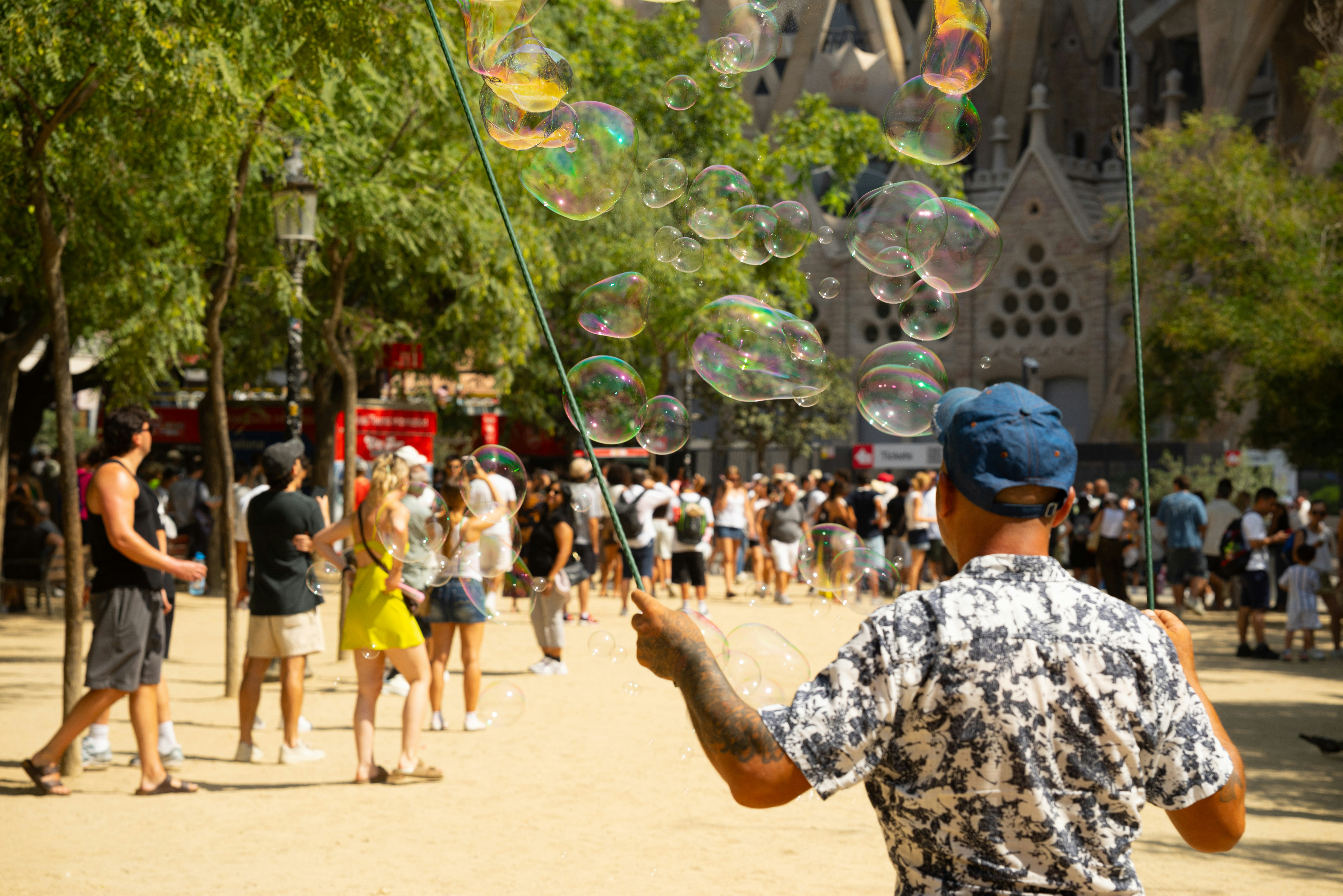 Bubble Maestro at the Plaza