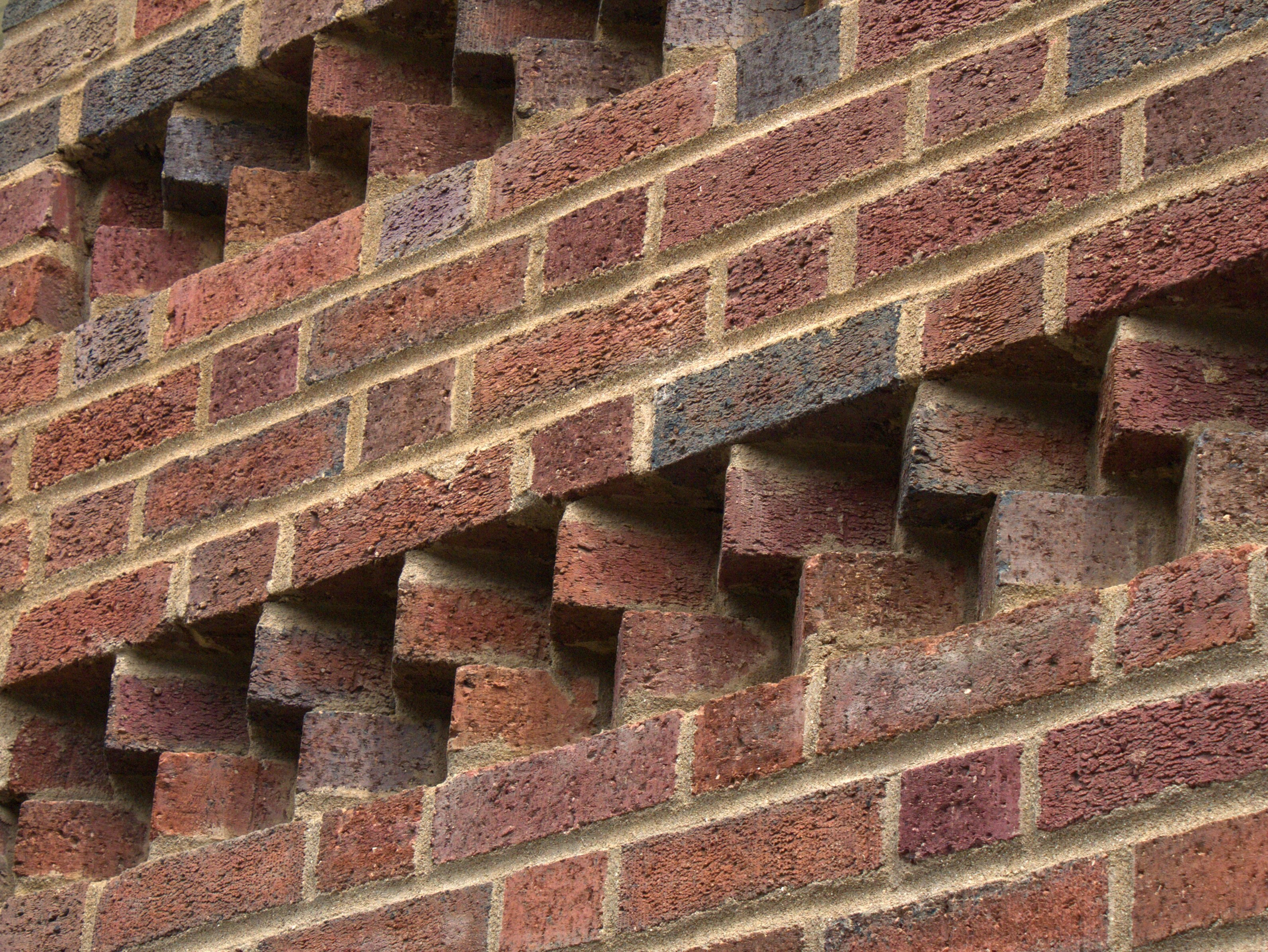 Brick Stairway Echoes: Repeating Geometry and Texture