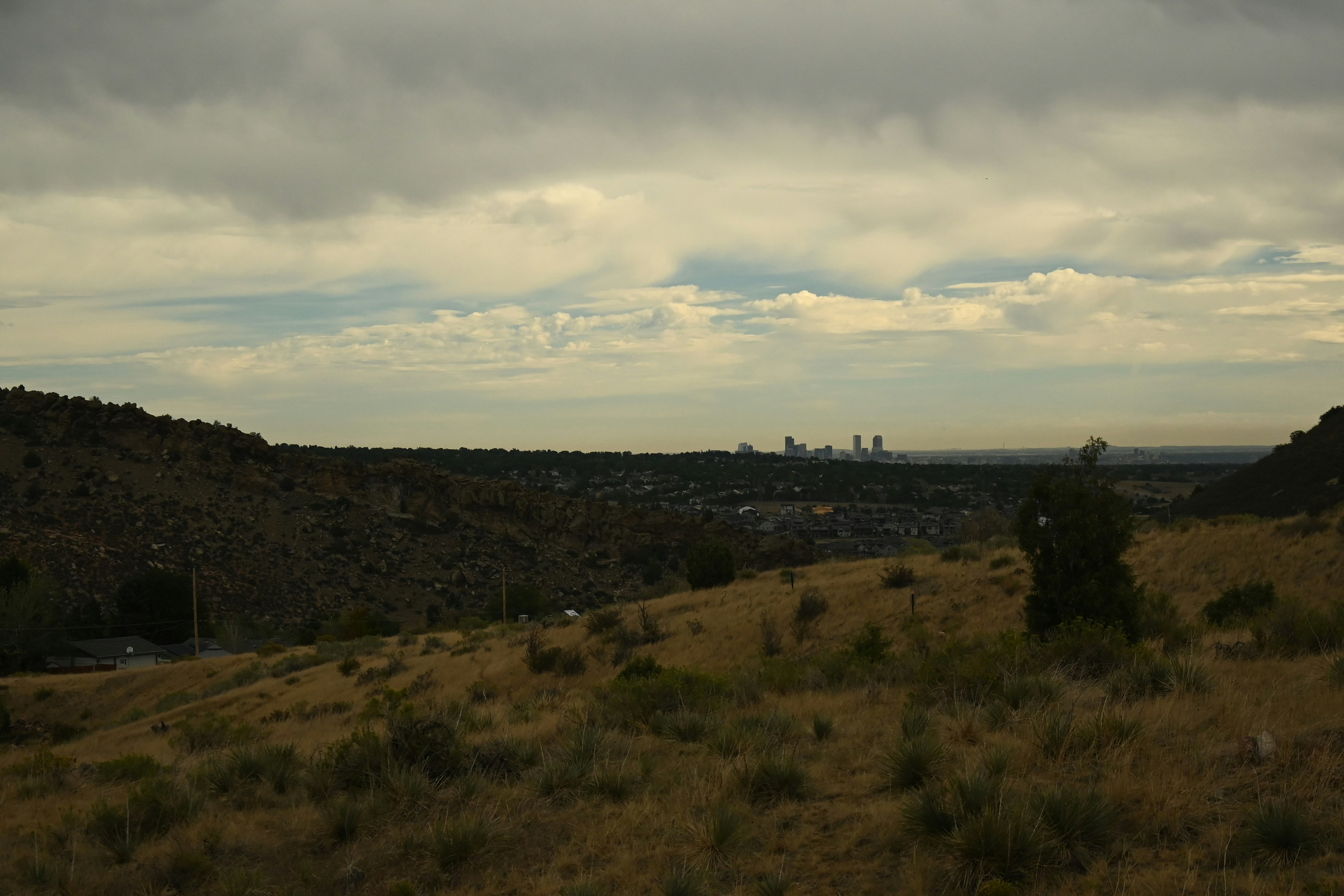Hazy Hills and Distant Skyline