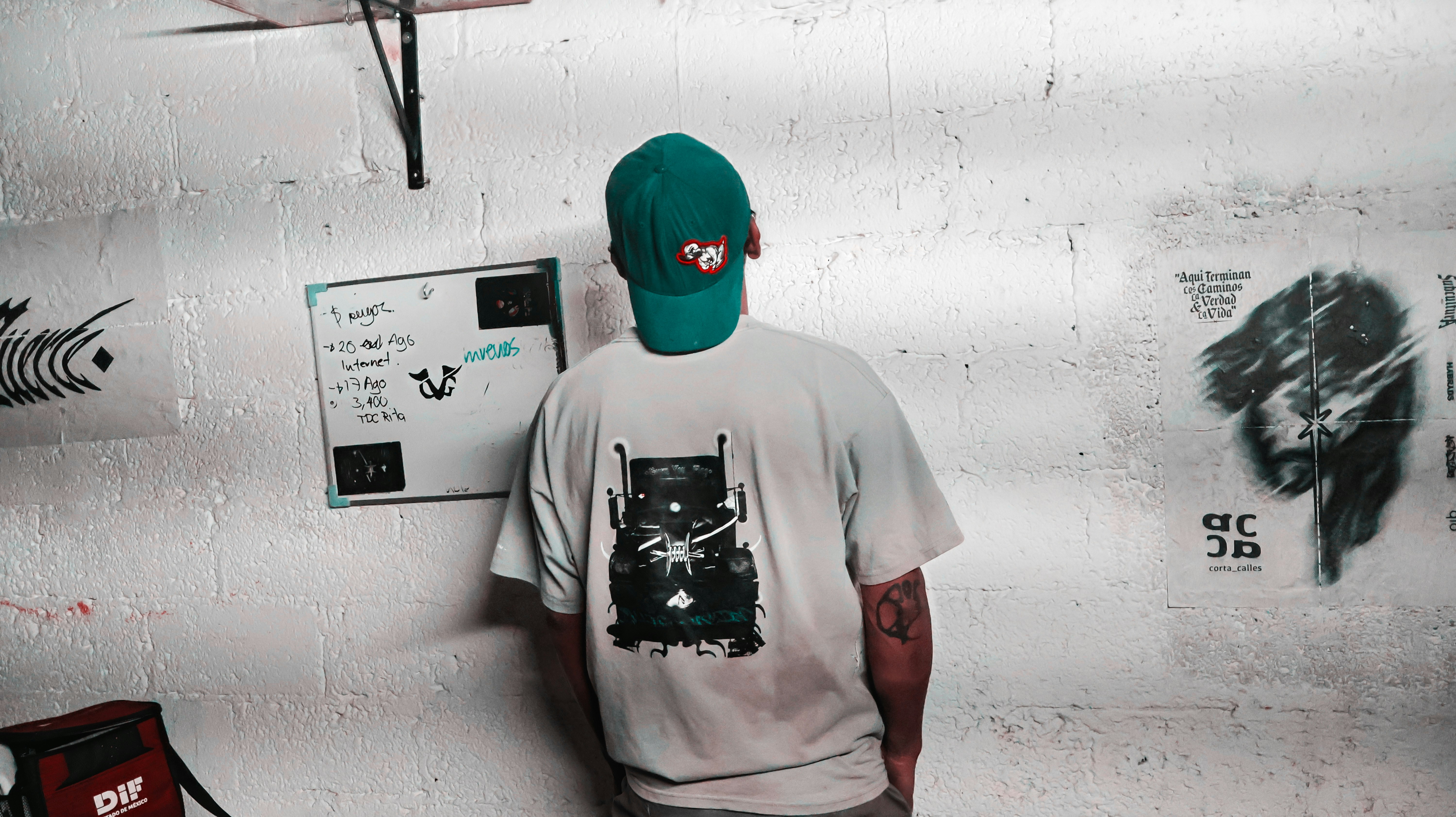 Capsule of Quiet: A Portrait in a Graffiti Corner