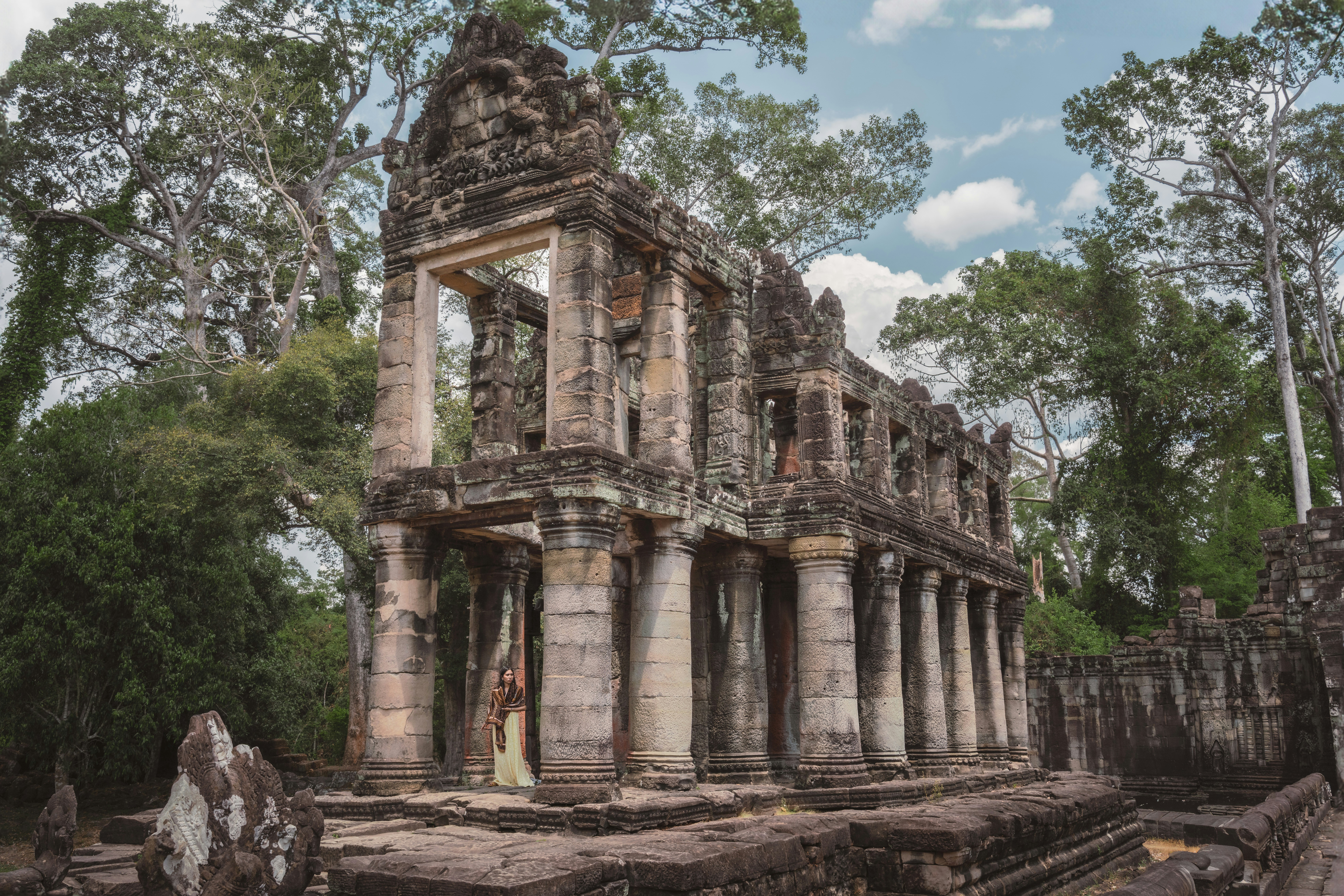 Ancient Gateways: Stone Temple Echoes in the Jungle