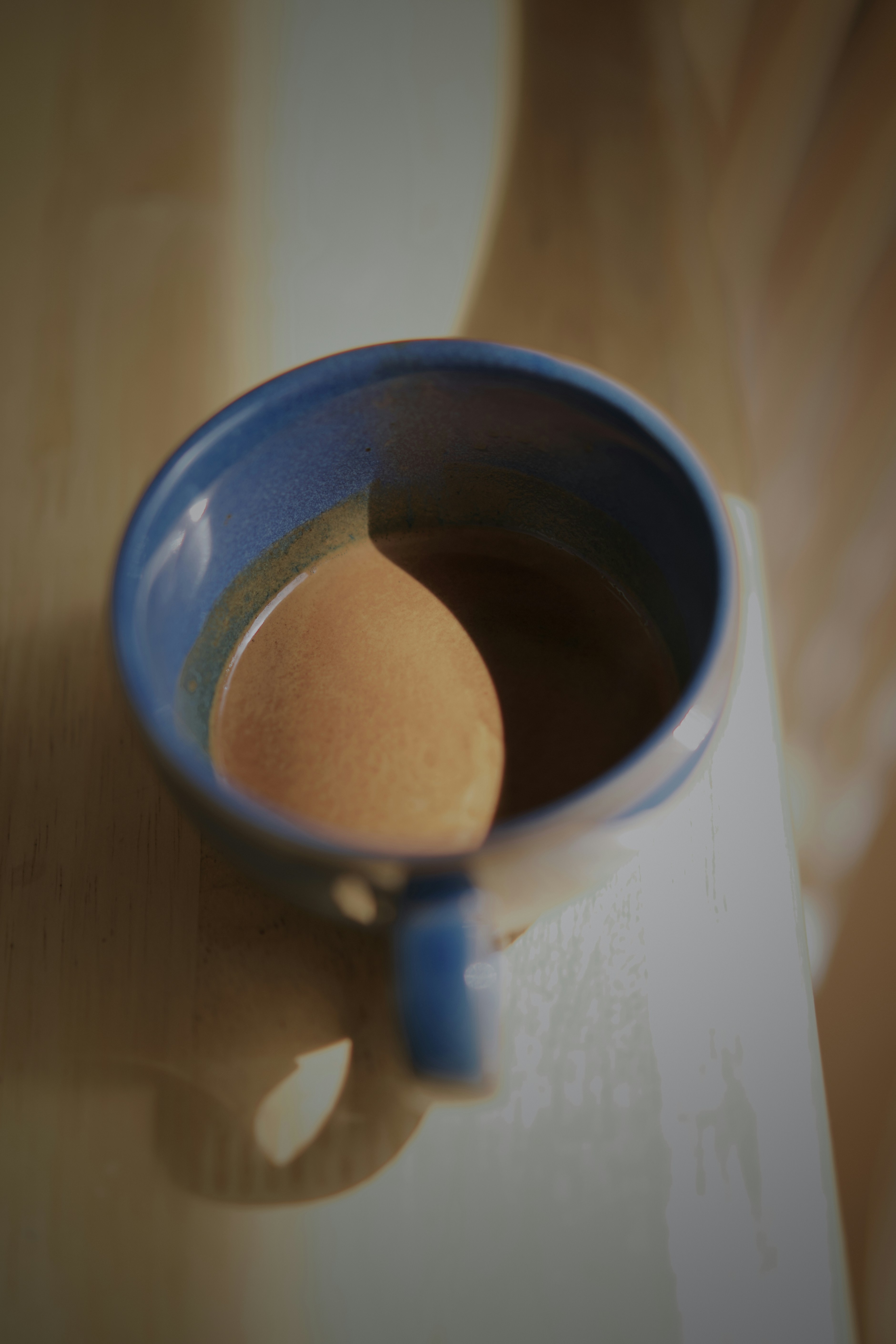 Egg in a Blue Cup: A Quiet Morning Moment