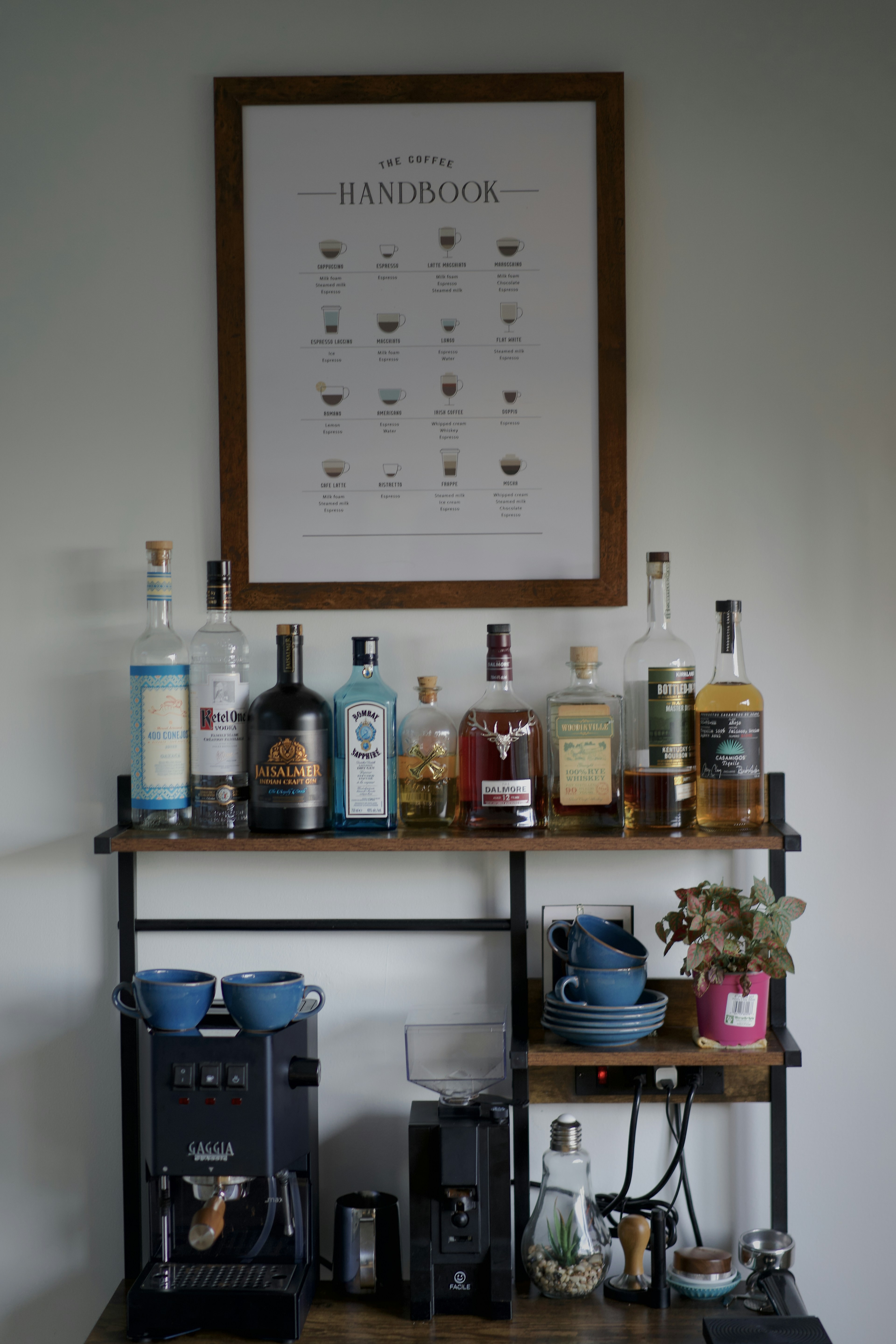 Bar Cart Archive: A Quiet Corner of Spirits and Framed Instruction