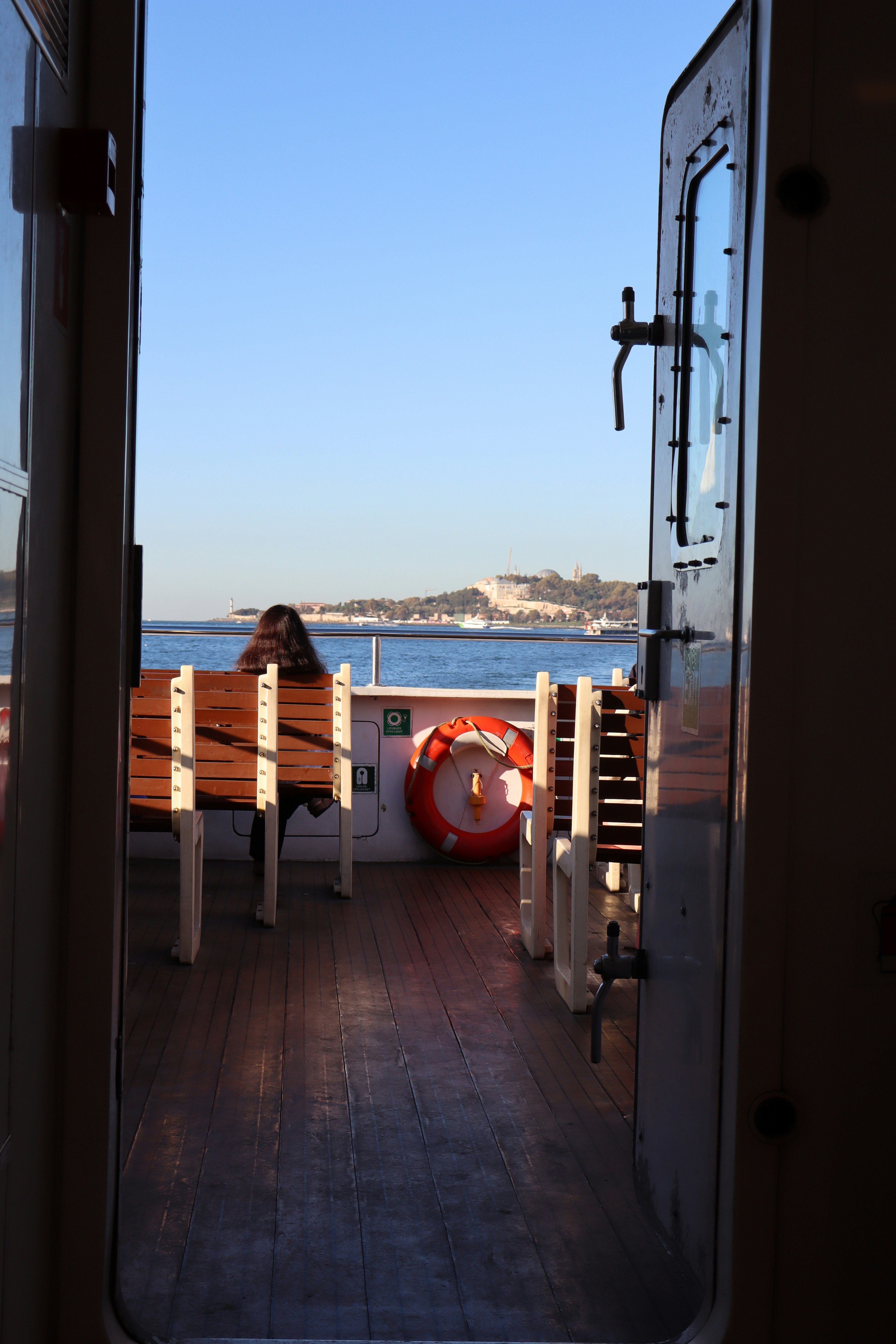 Seating for the Sea: A View From the Ferry Doorway