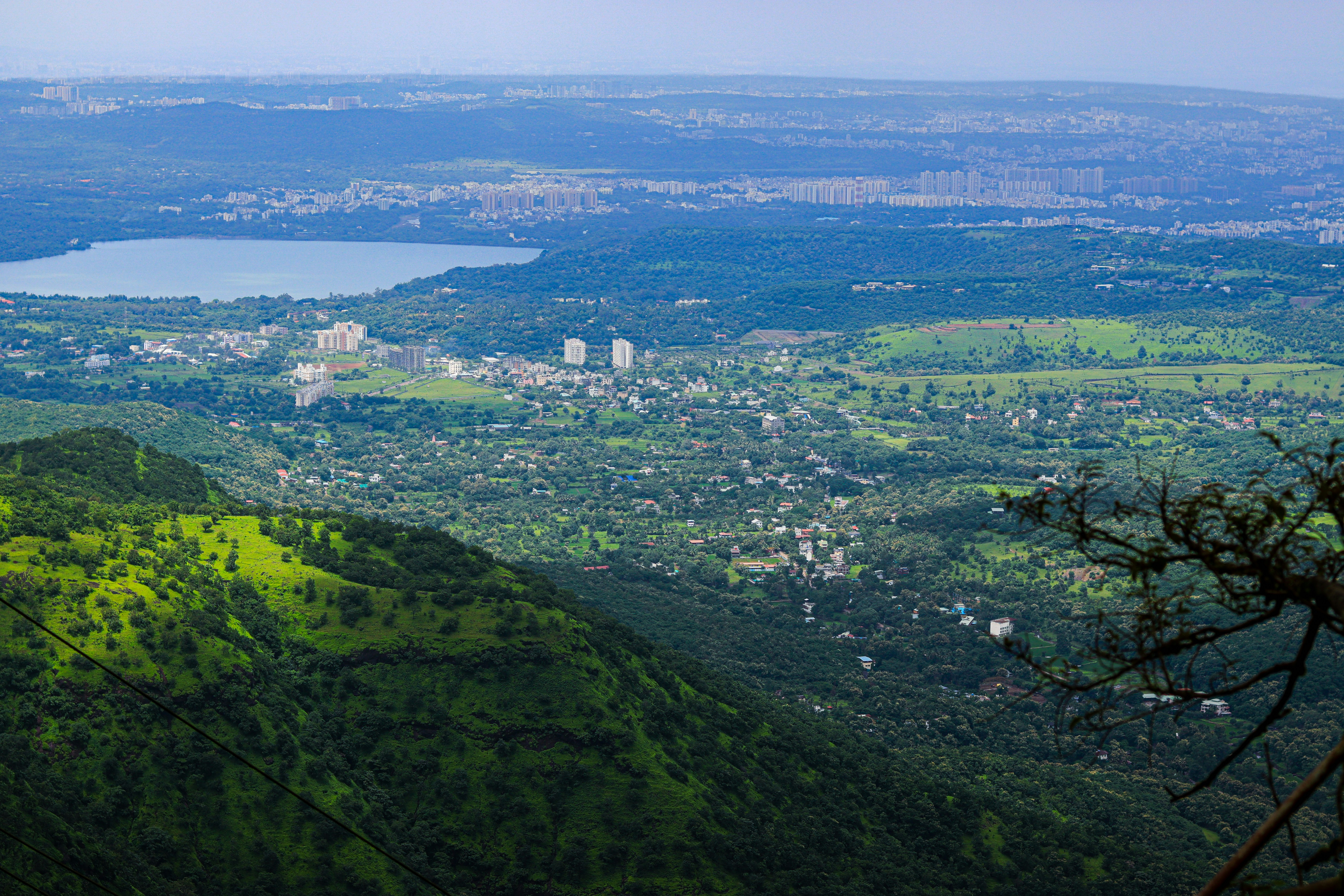 Verdant Mountains to a Quiet Lake
