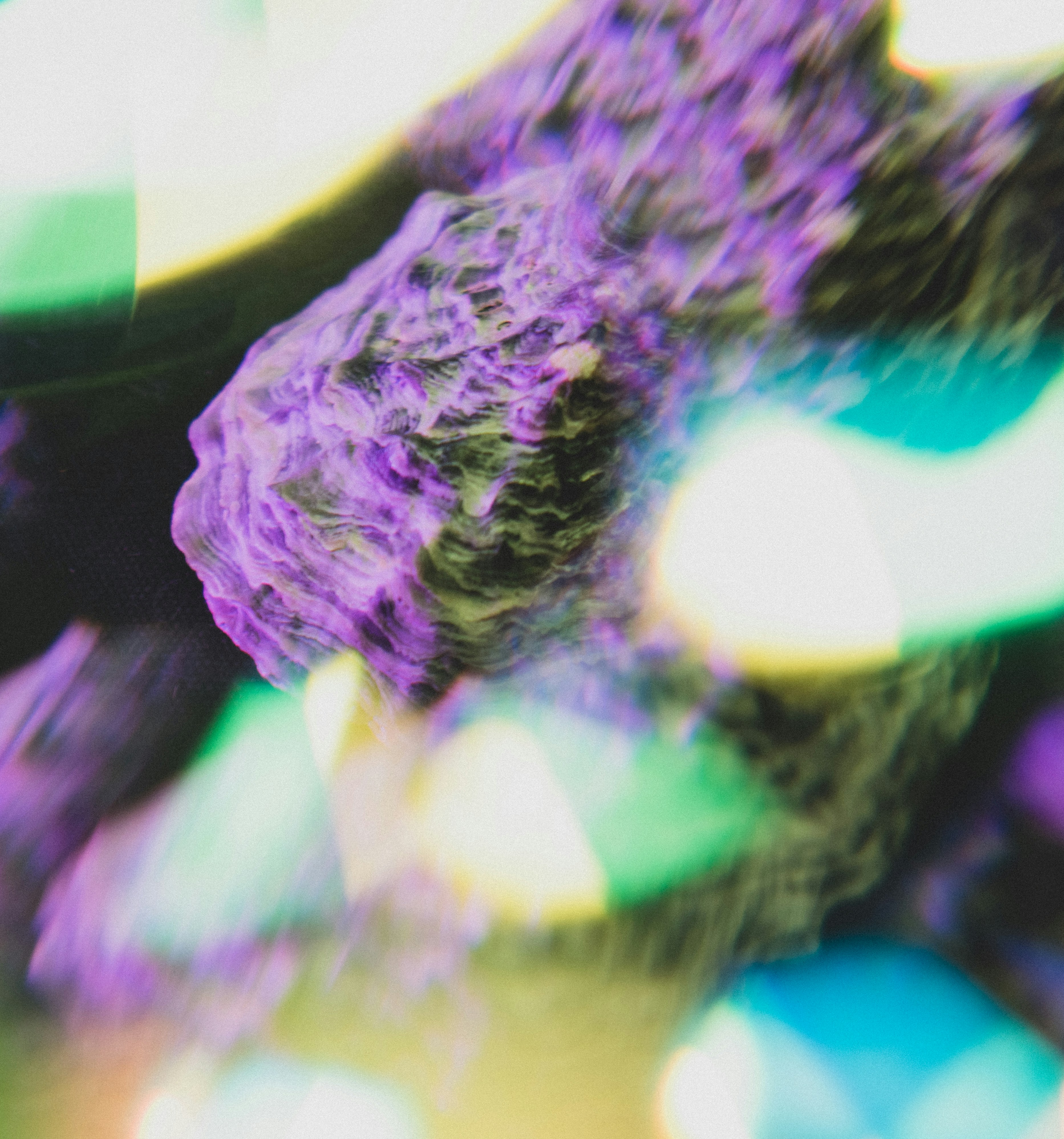 Prismatic Rock—Light Play through Color and Blur
