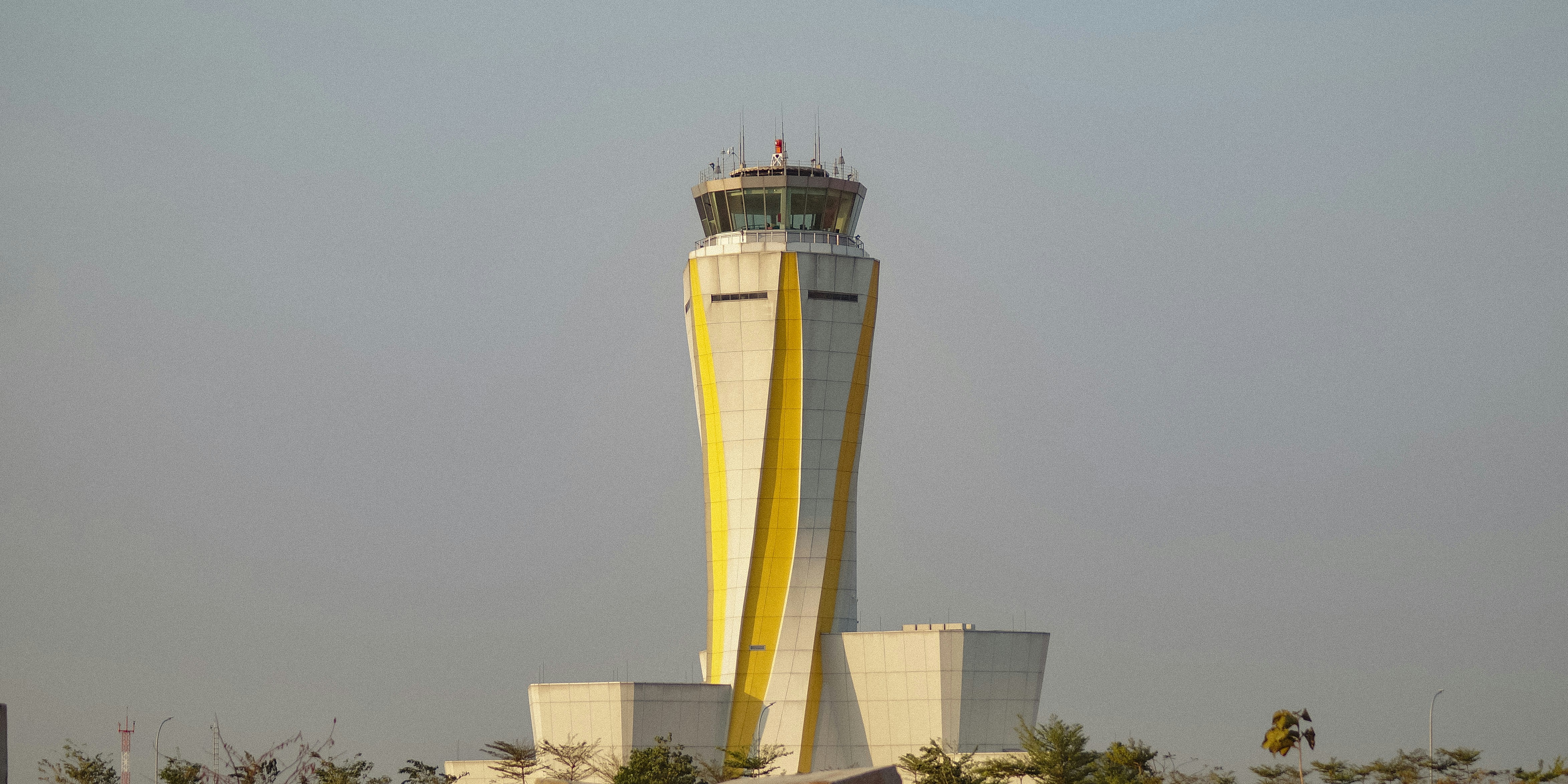 Control Tower in Subtle Morning Light