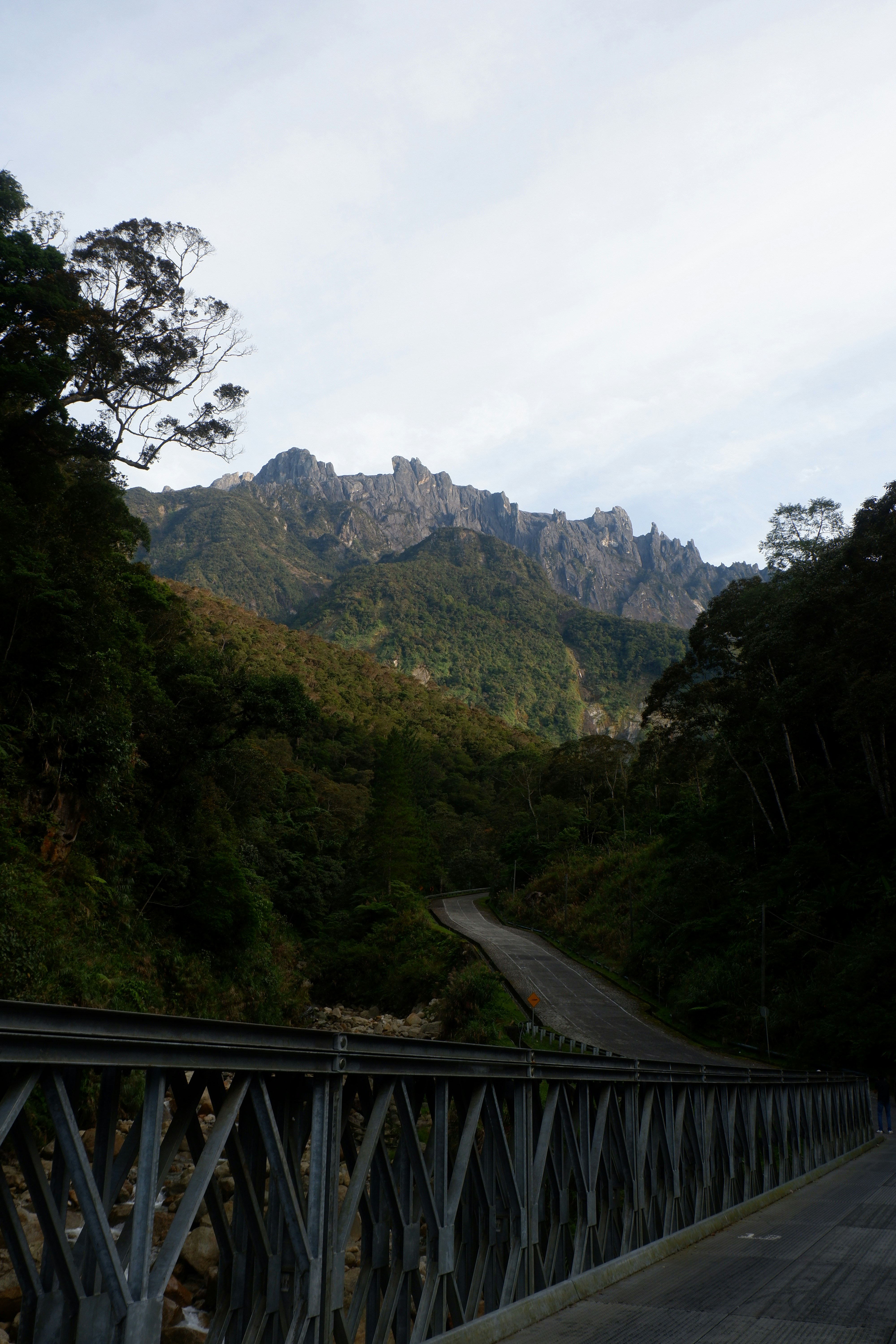 Curved River of a Mountain Pass