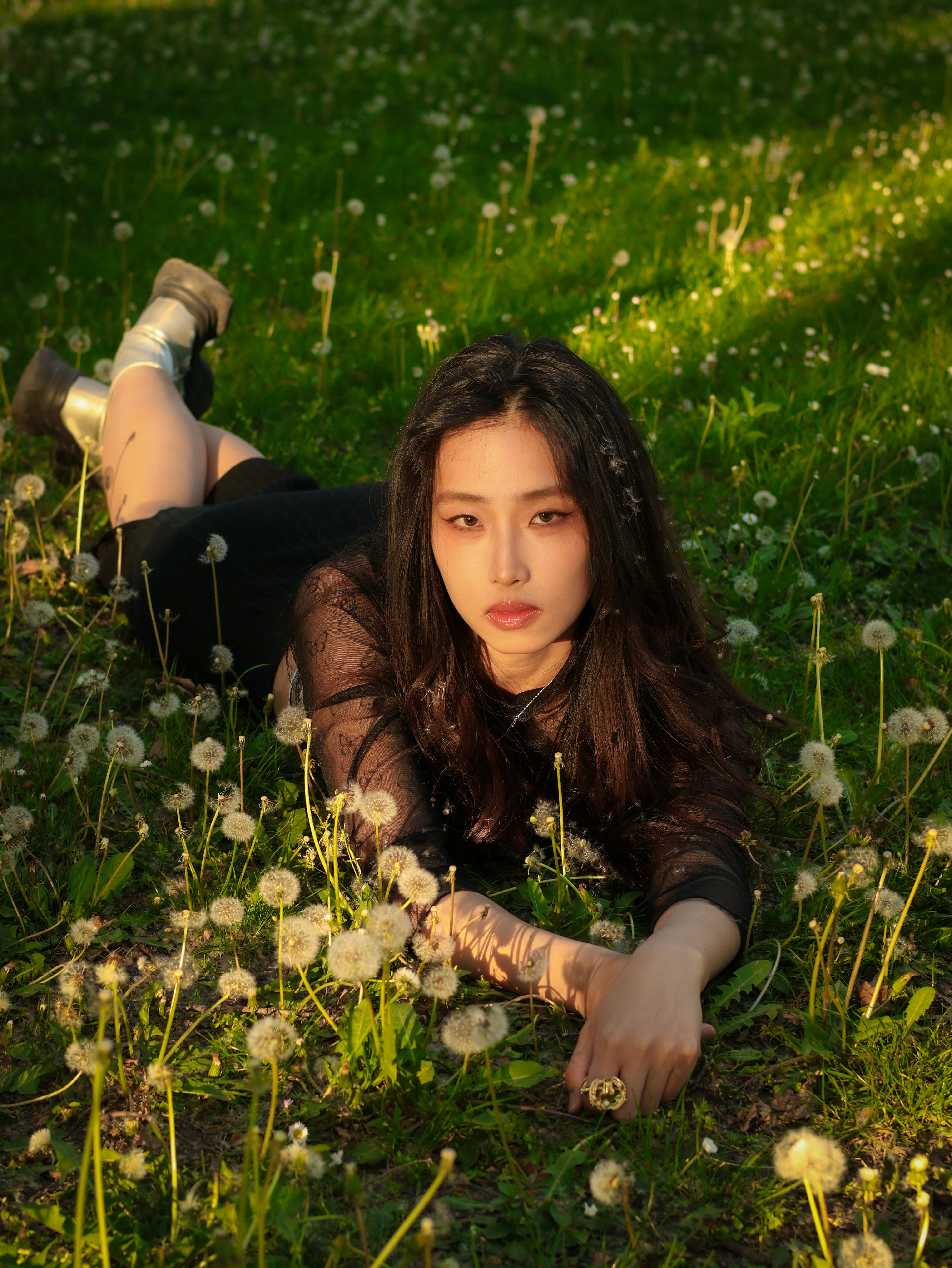 Lemonade Dreams: A Portrait in Dappled Sunlight
