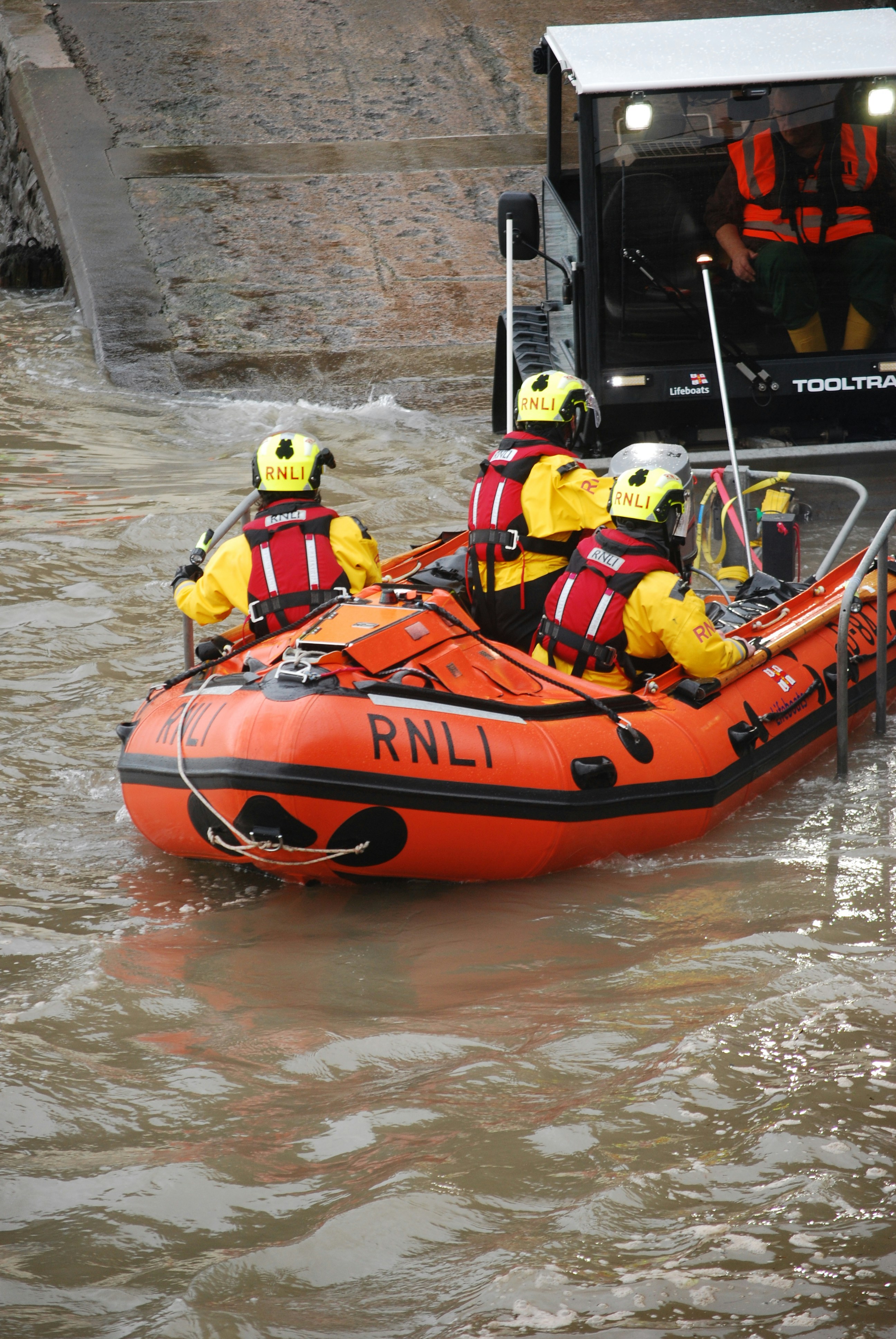 RNLI Rescue Zodiac: Resilience on Choppy Water