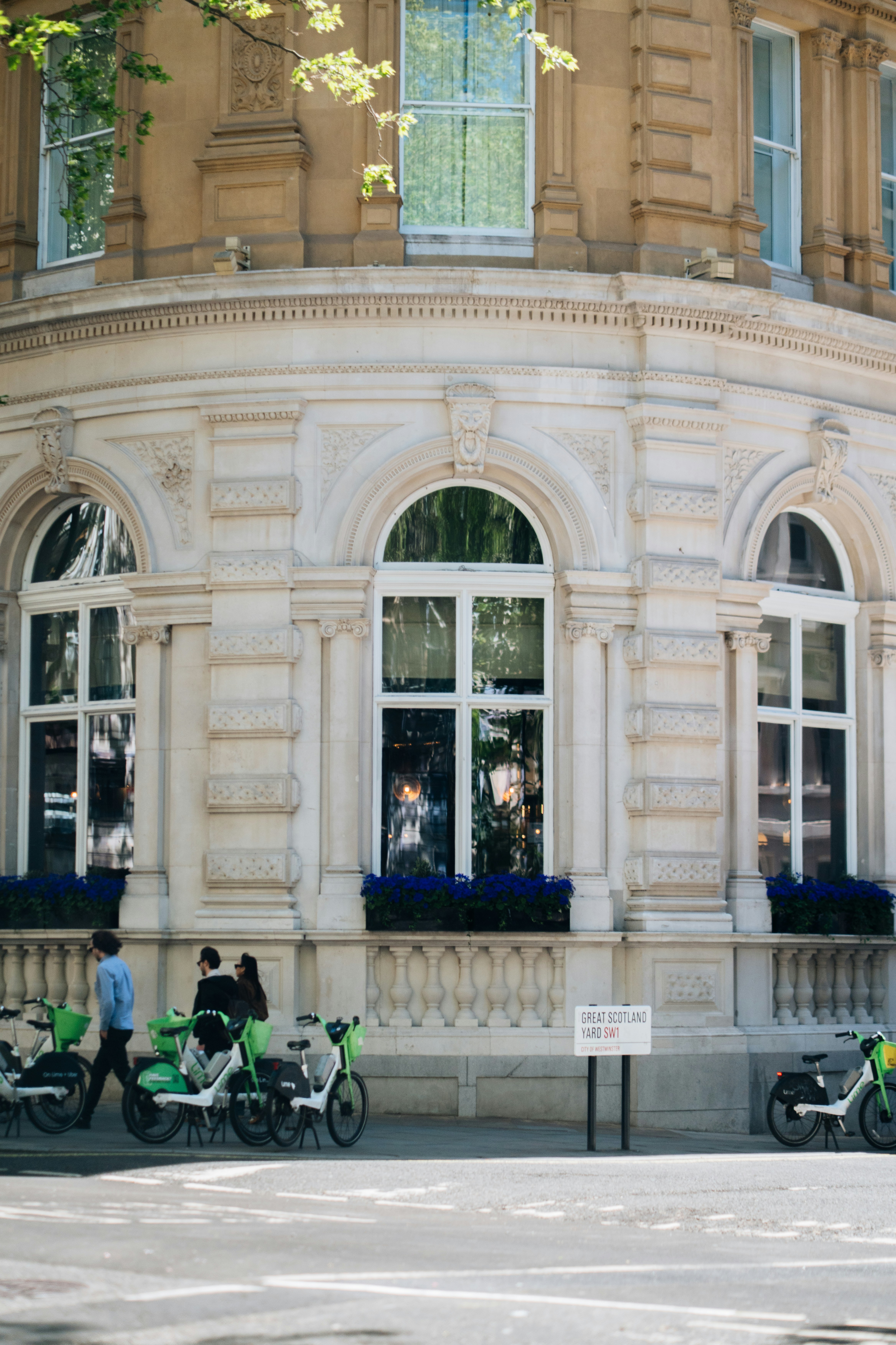 Facade Whisper: Neoclassical Charm Meets Modern City Life