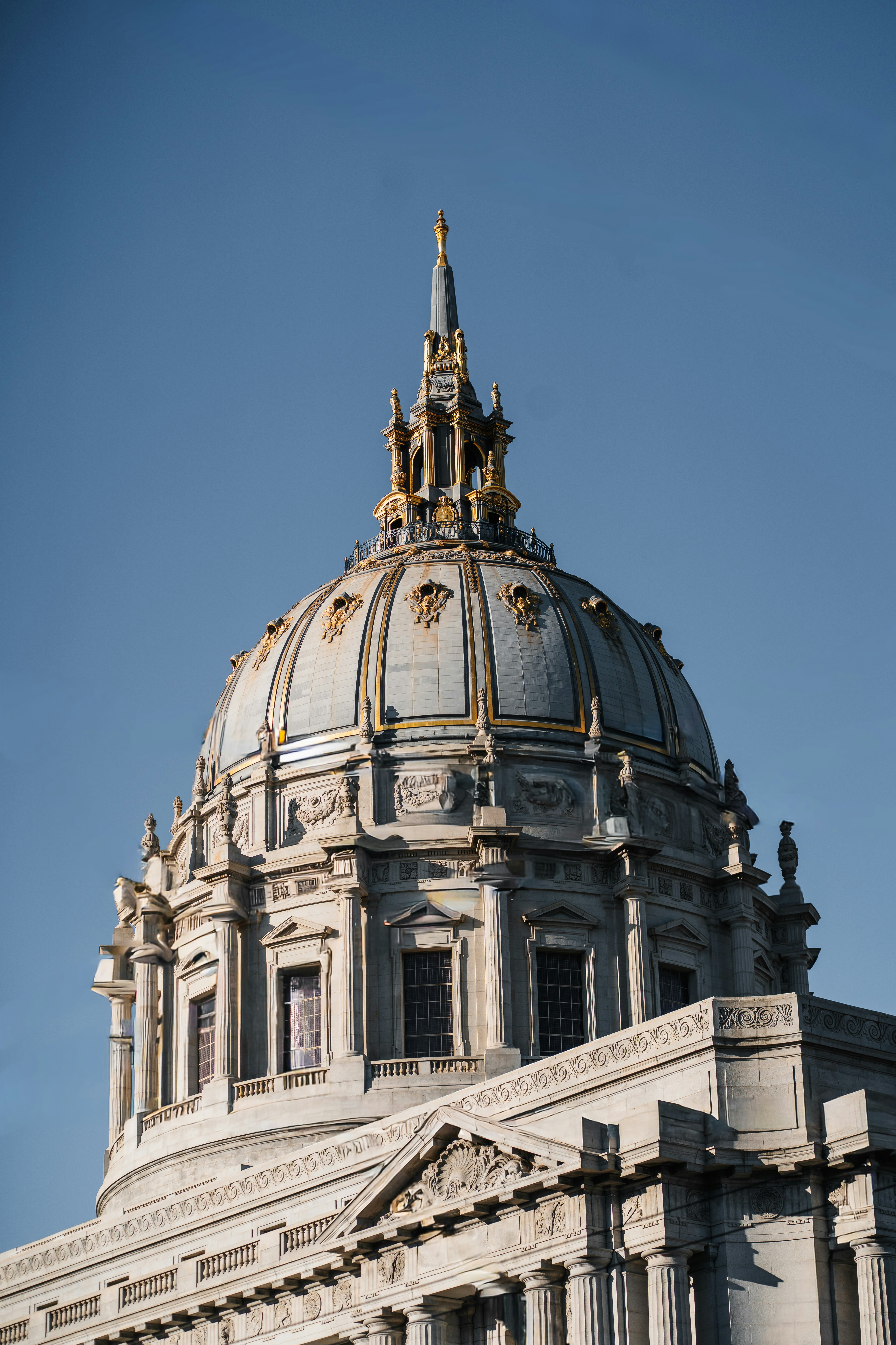 The Crowned Dome: Cathedral Architecture against a Clear Sky