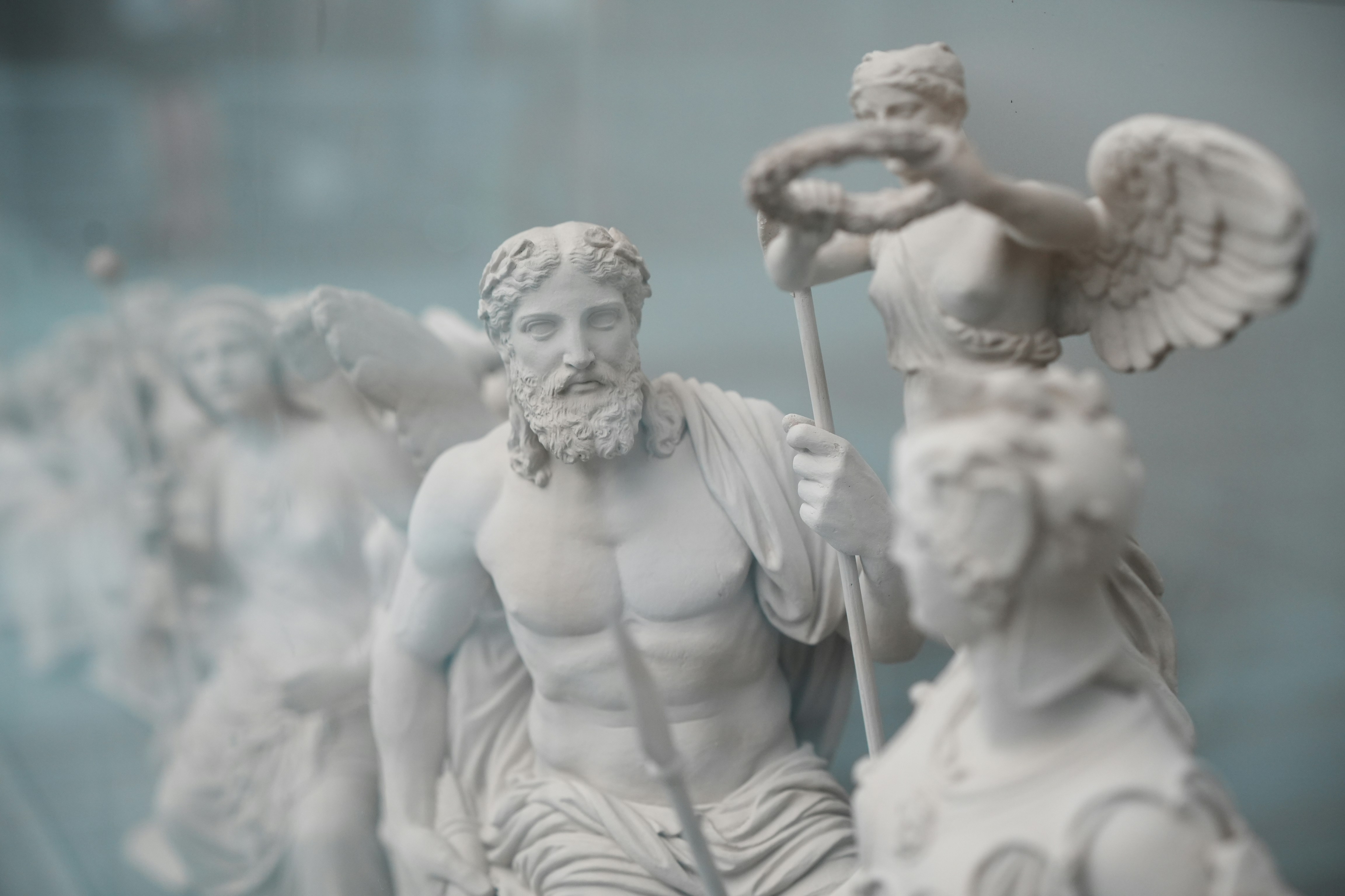 Stone Sentinels: A Medley of Sculpted Courage