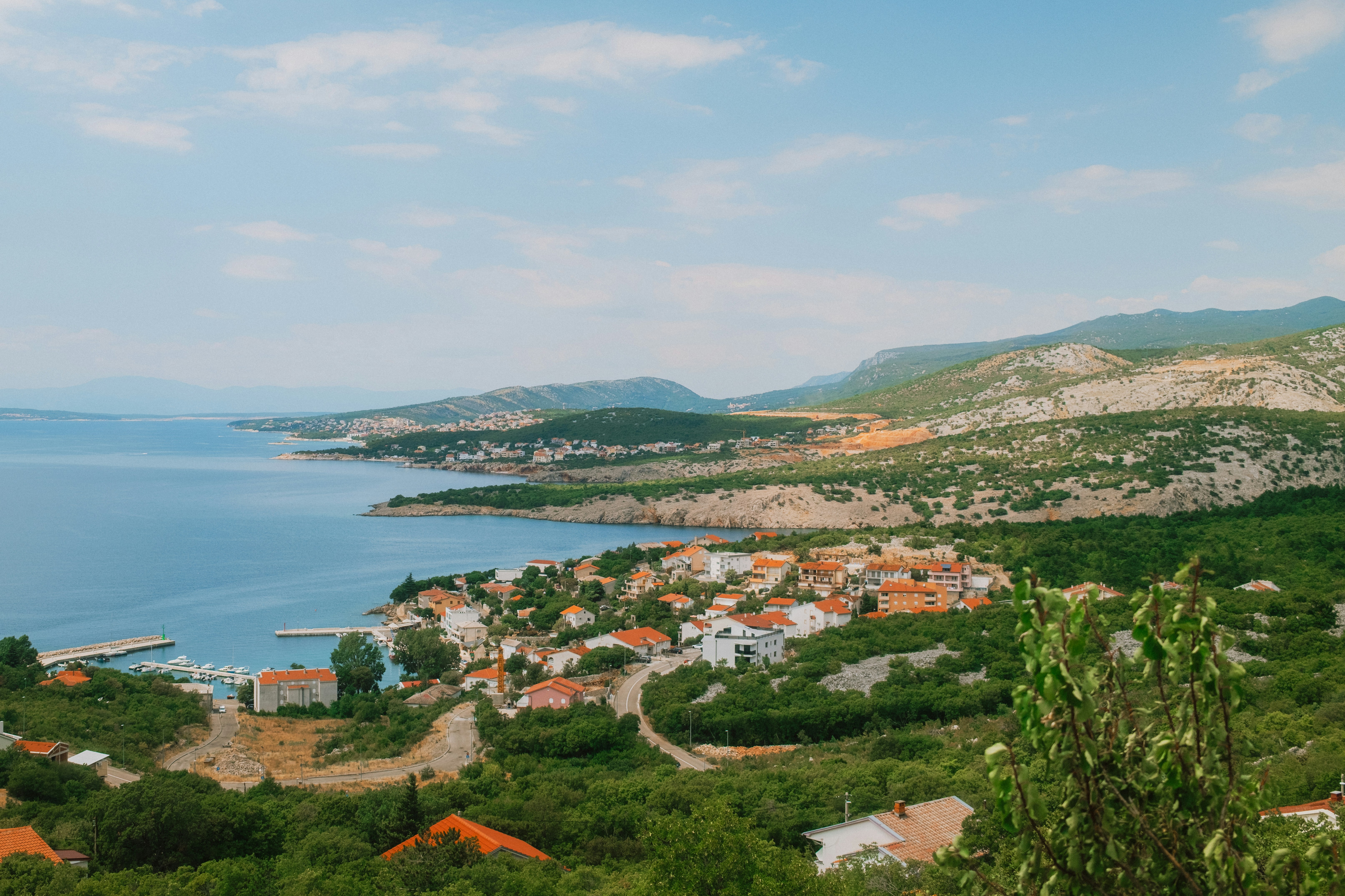 Coastal Village Slumber by the Quiet Sea