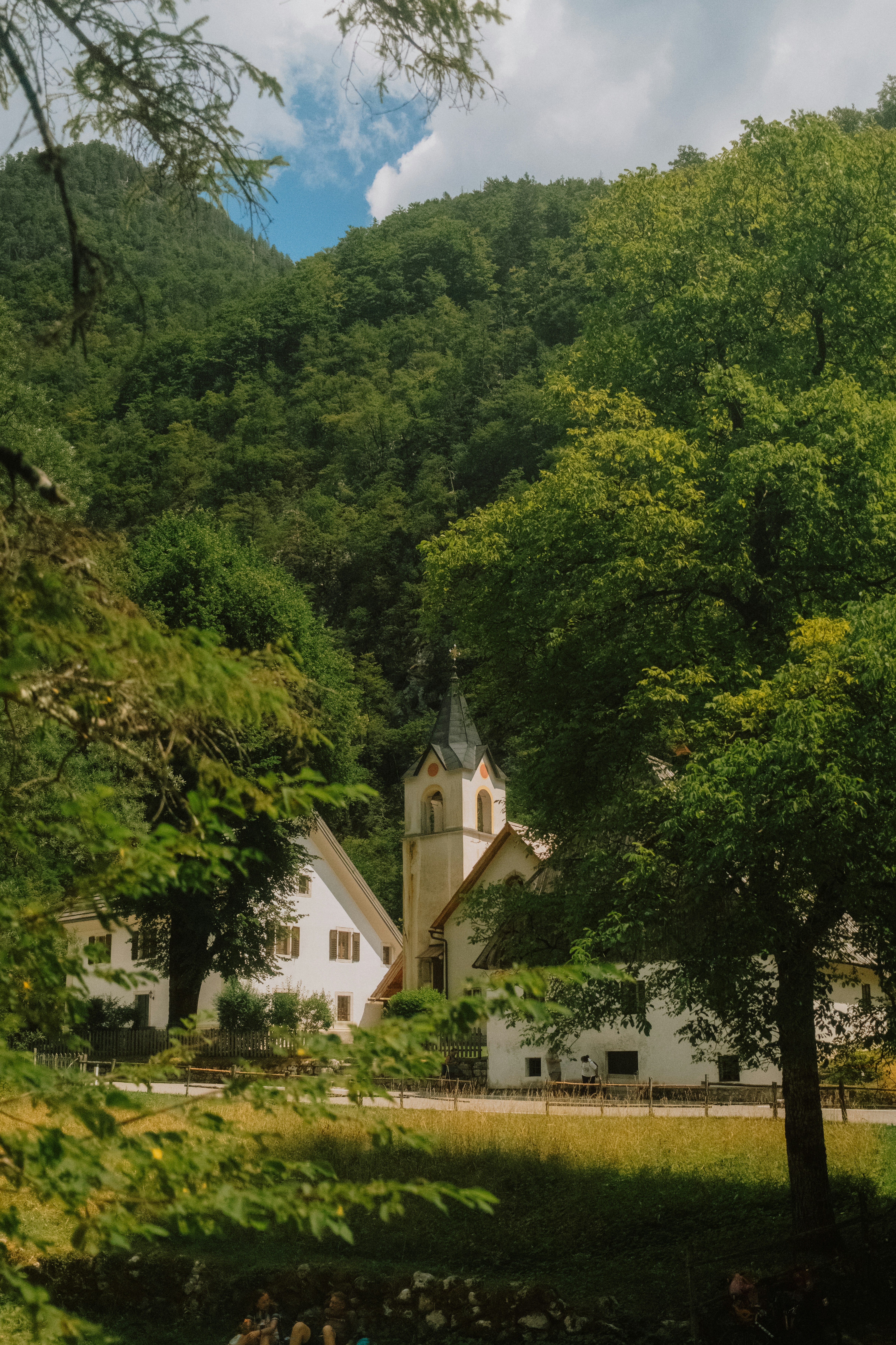 Chapel Nestled in a Forest Clearing