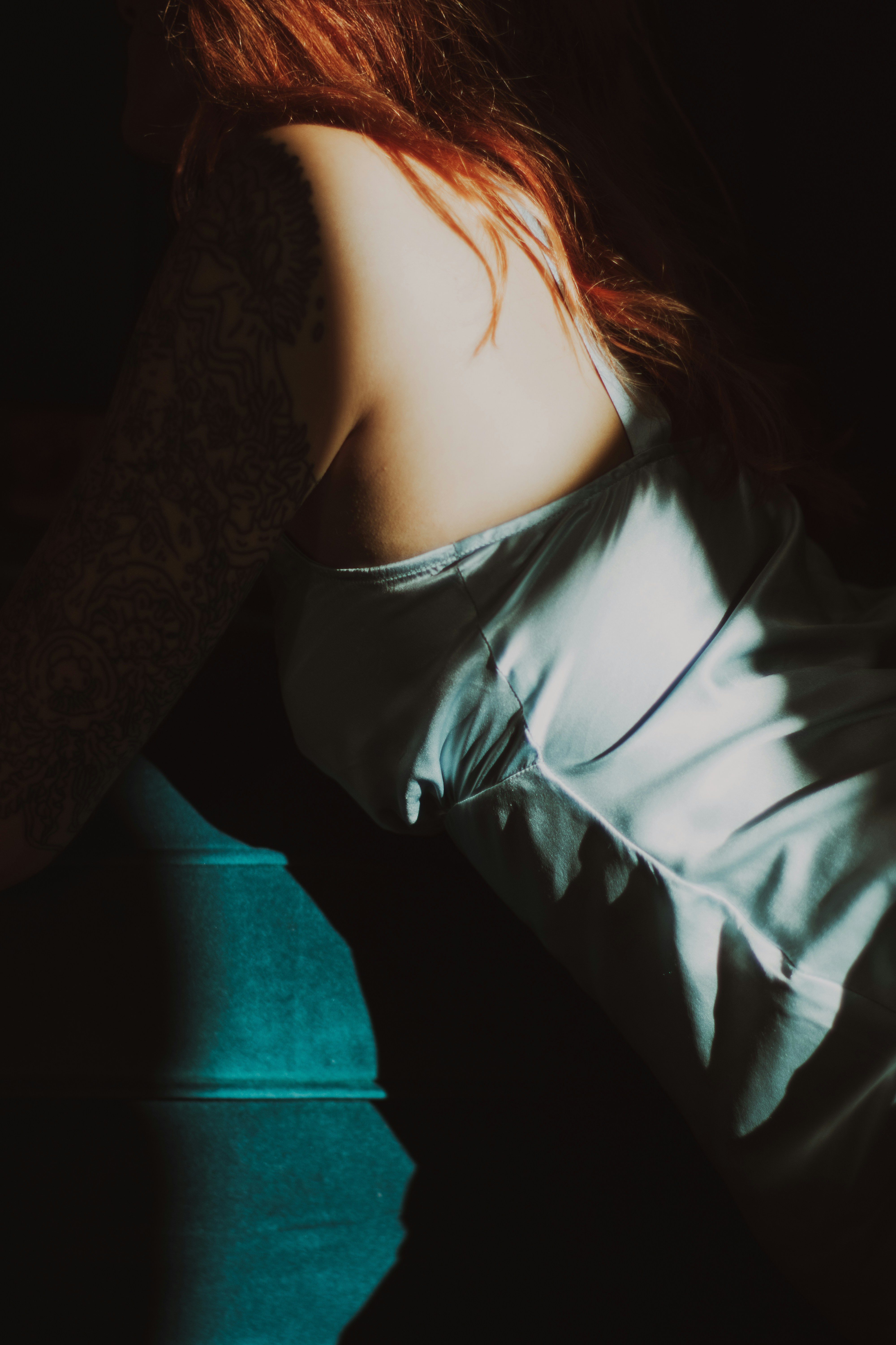 Shadowed Shoulder: A Portrait in Soft Light