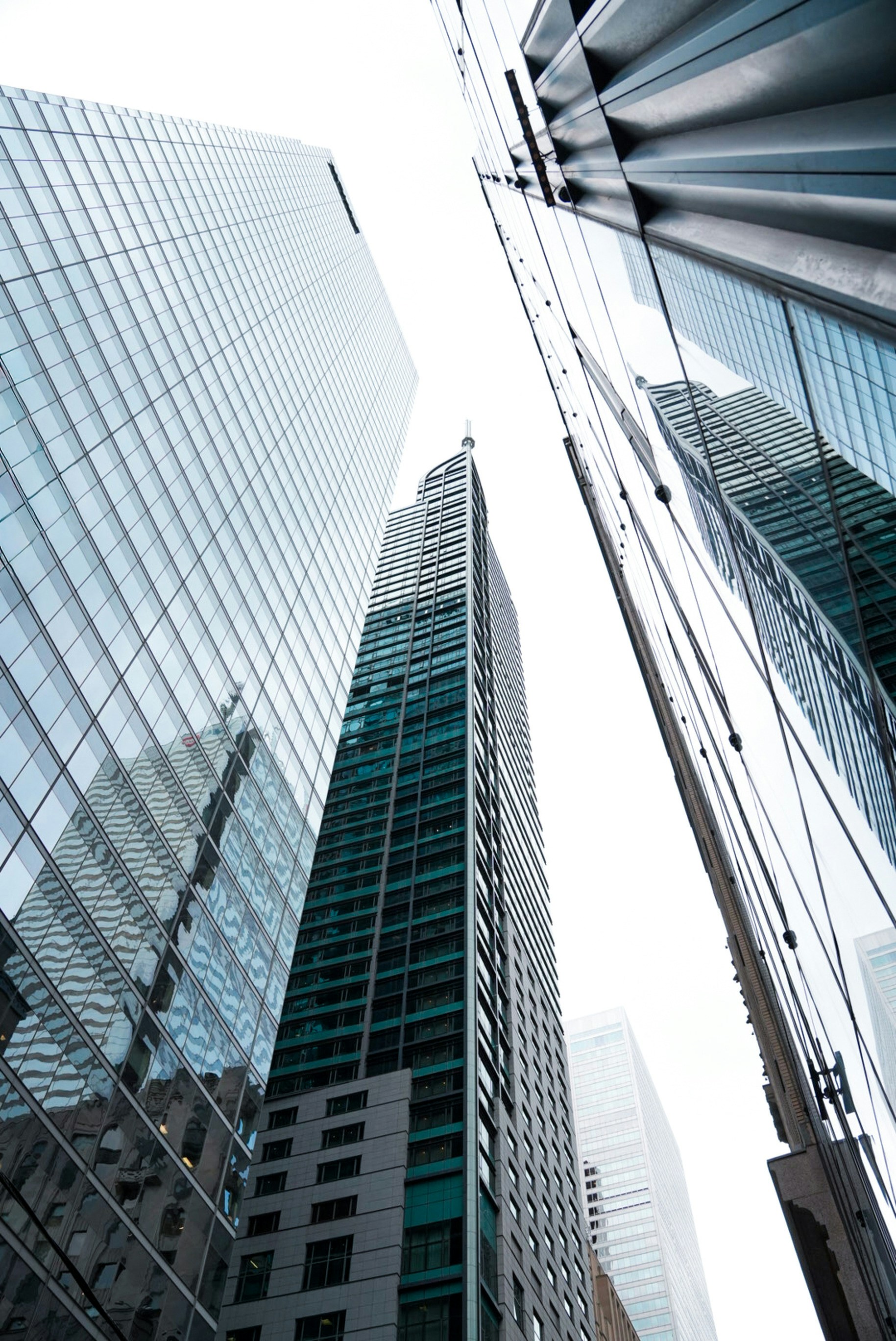 Vertical City: Glass Giants Reaching Toward the Sky