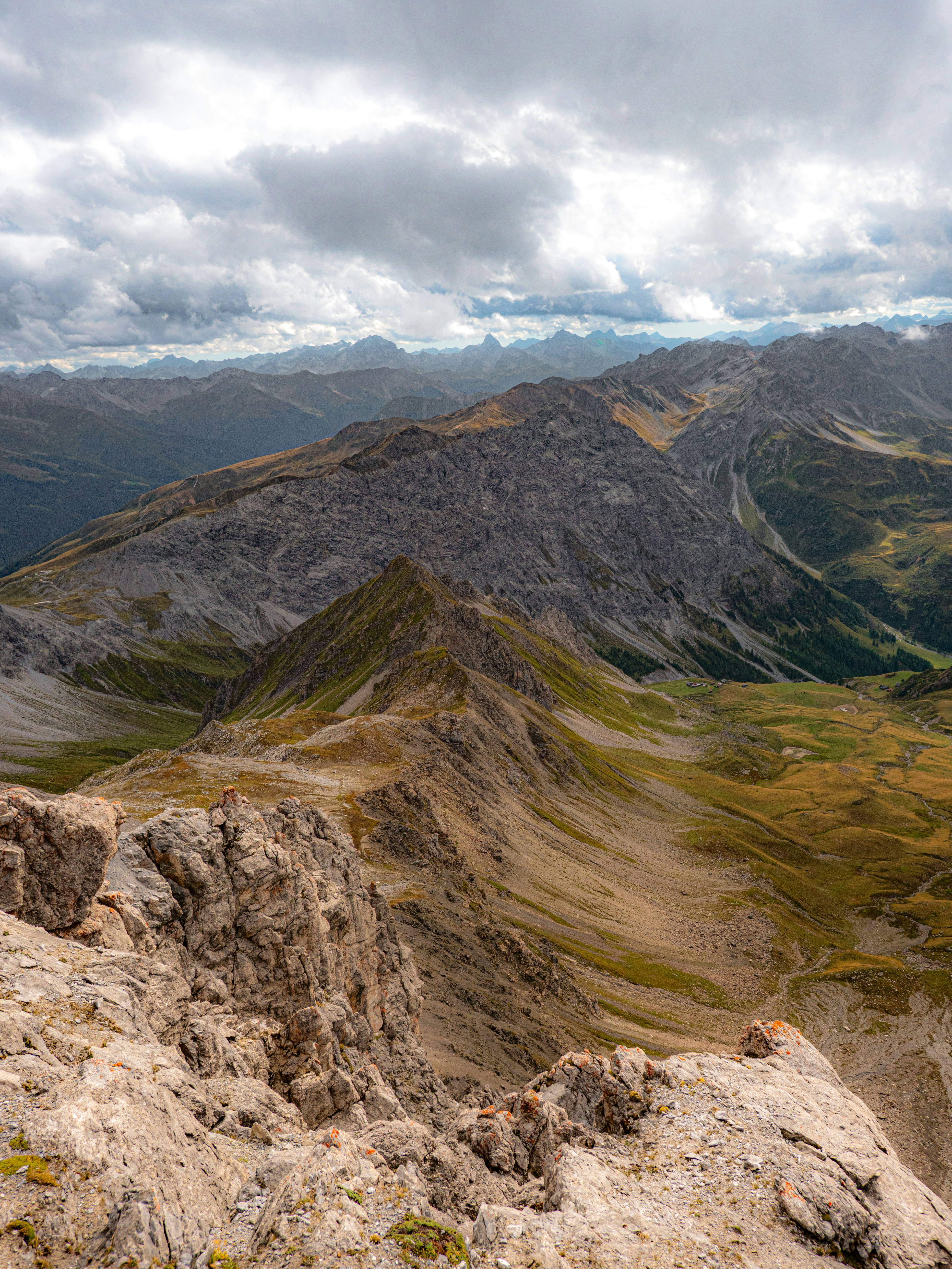 Ridge Beyond the Clouds: A Quiet Pass through Alpine Spires