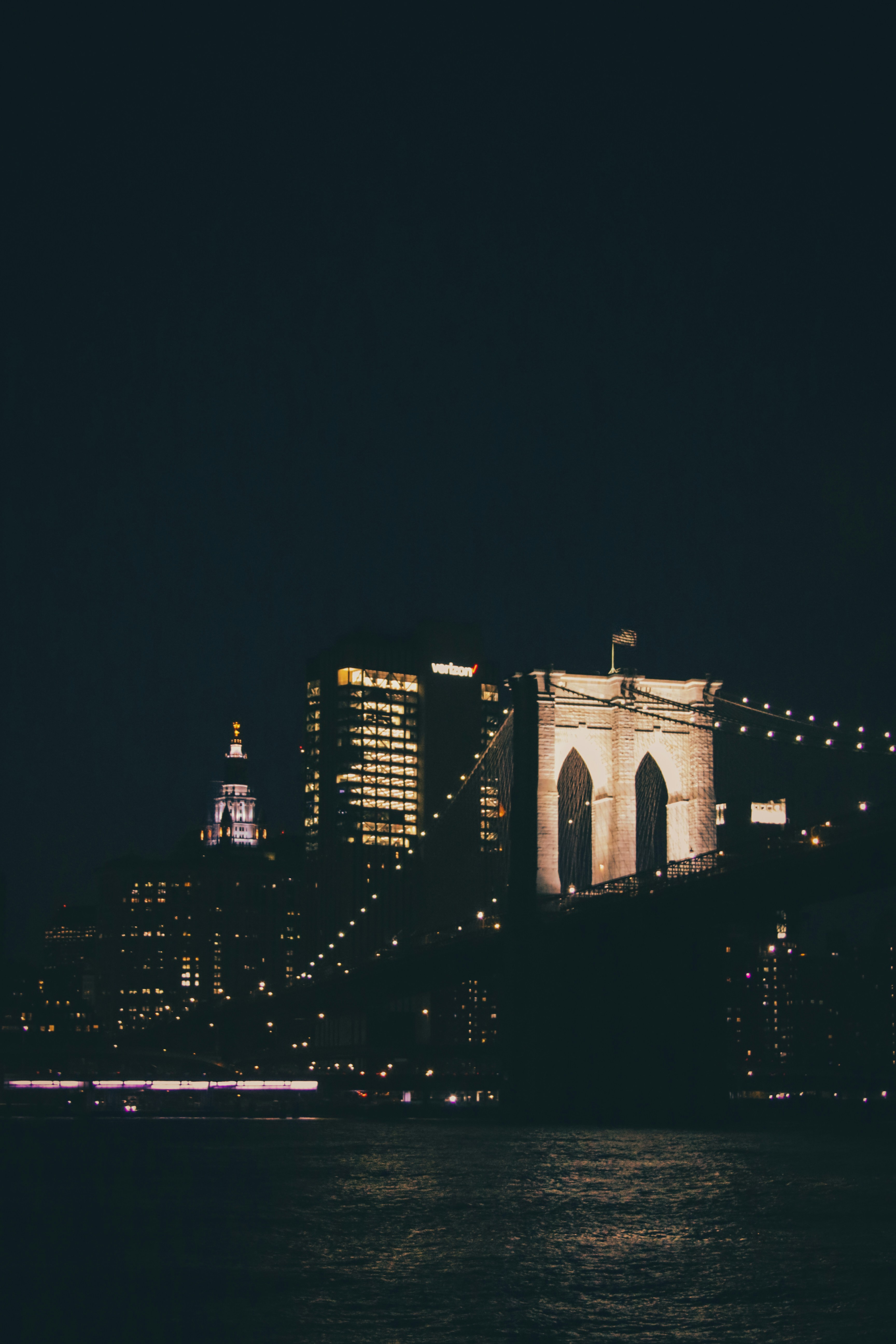 Night Bloom: A Bridge of Light Over the River